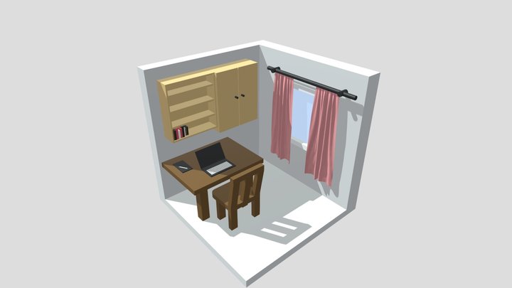 Room-low-poly 3D models - Sketchfab