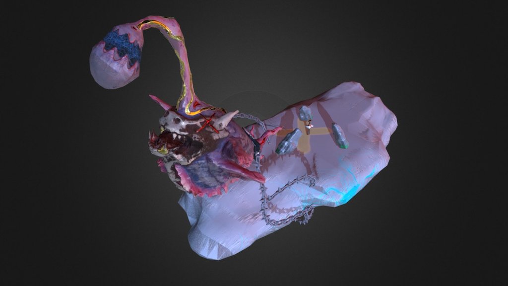 Sky Monster - 3D model by Nuninhox [0a70477] - Sketchfab