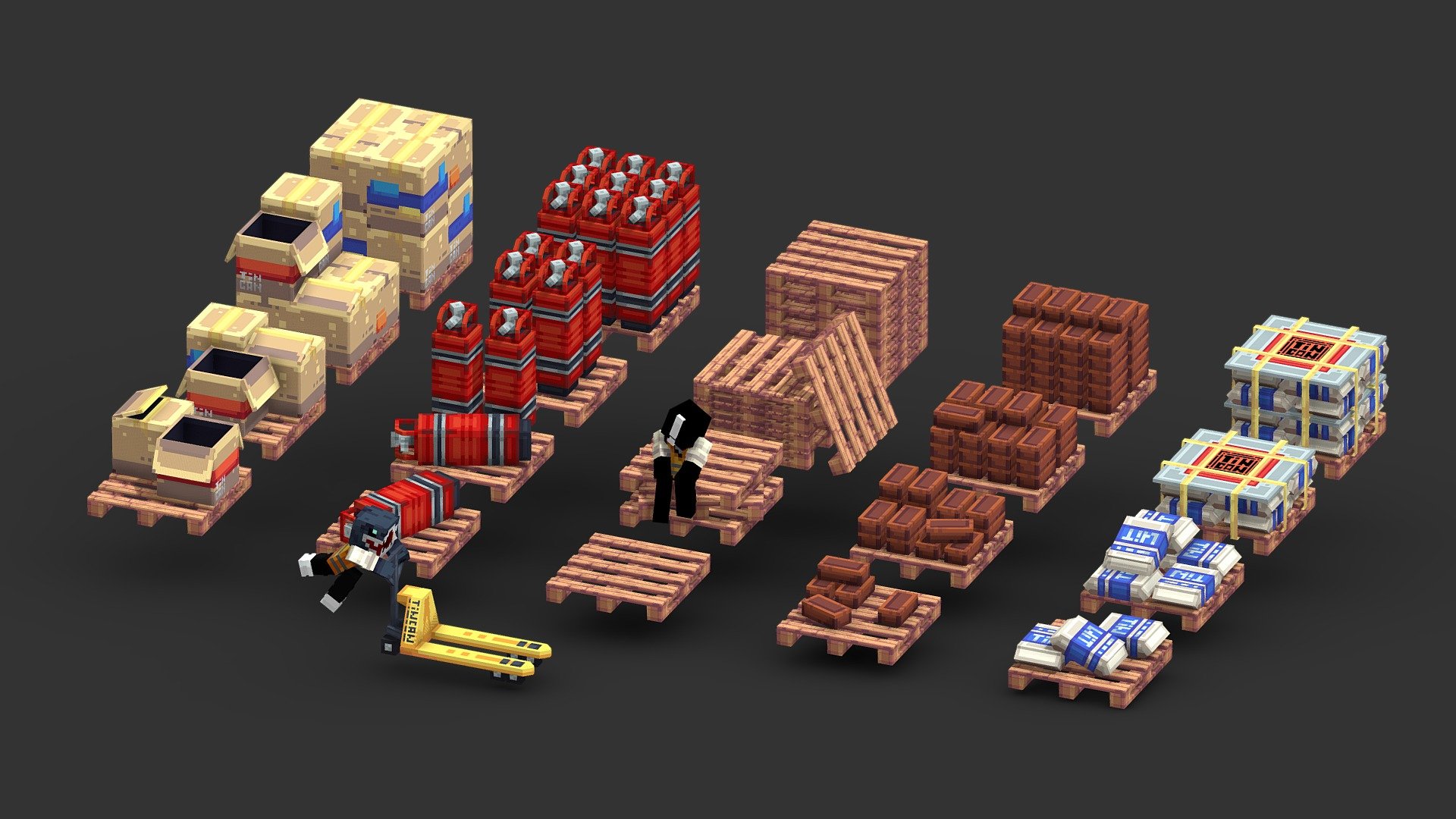 Pallet Starter - 3D model by opERR0R (@studioerr0r) [0a70663] - Sketchfab