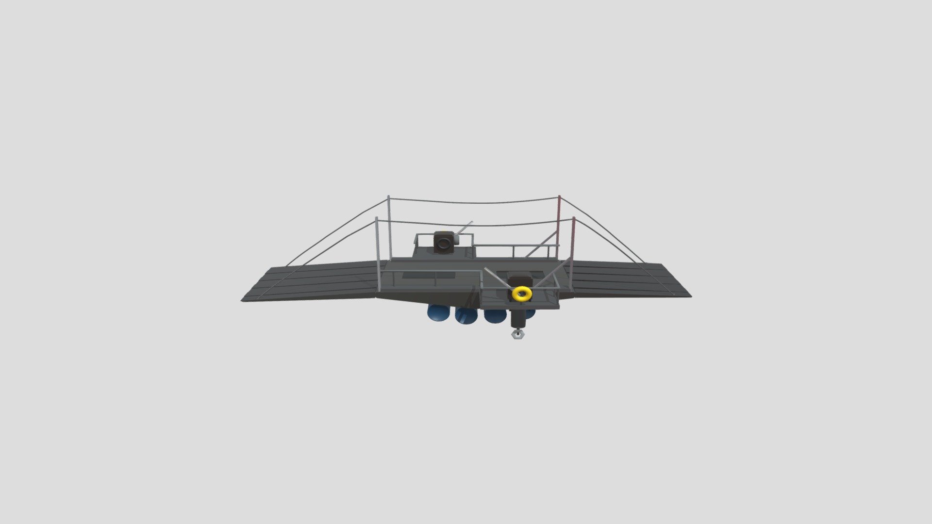 PONTOON - Download Free 3D model by Richafroblendar [0a70f17] - Sketchfab