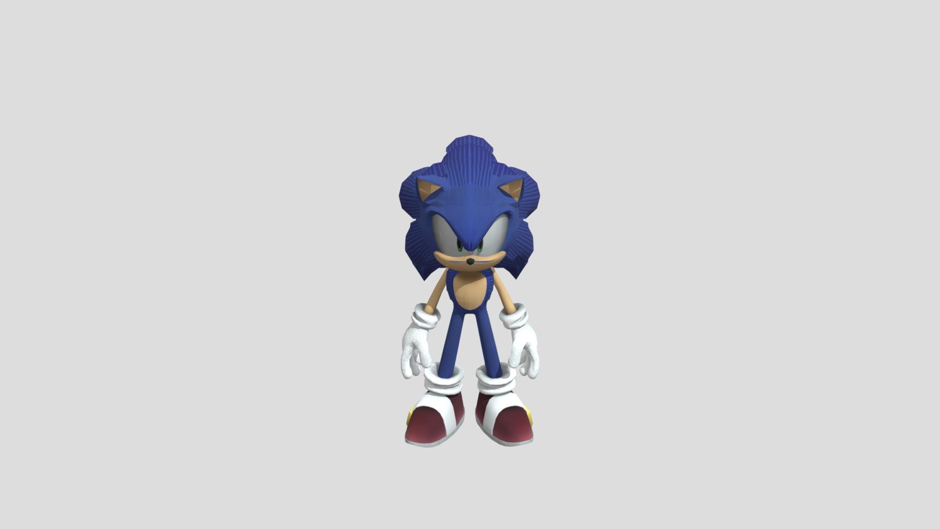 sonic_the_fan_film_version - Download Free 3D model by Cartoon cat ...