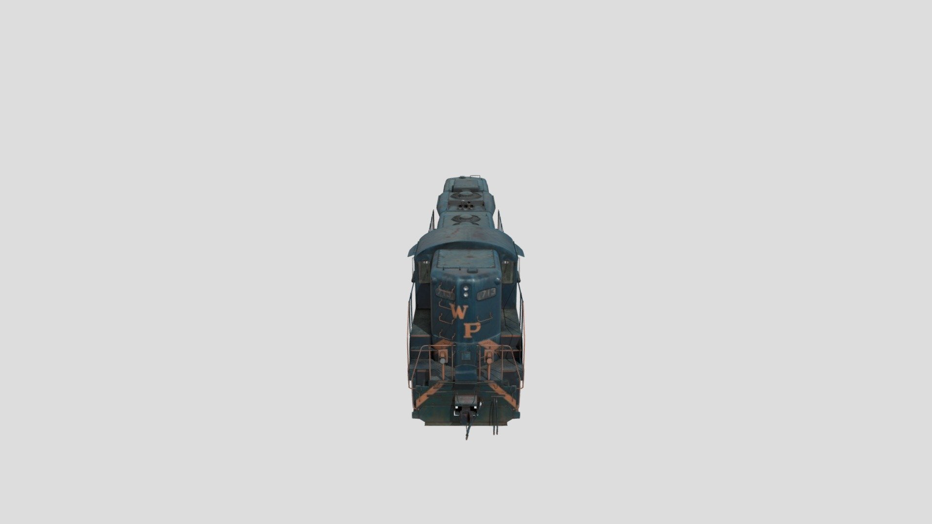 Emd Gp7 Western Pacific 713 977068 - 100k - 3D model by trigrou ...