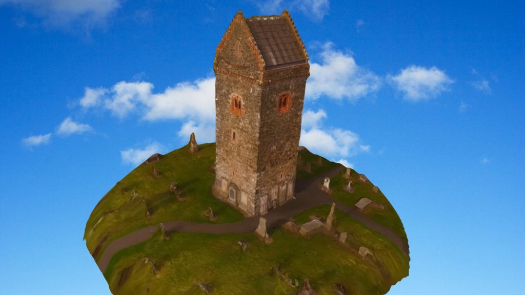 Saint Andrews tower, Peebles en Ecosse - Download Free 3D model by ...