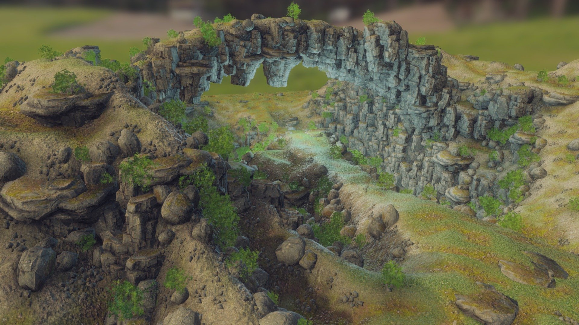 Terrain Dristibute GN - Download Free 3D model by Node_λrt (@Node_Art ...