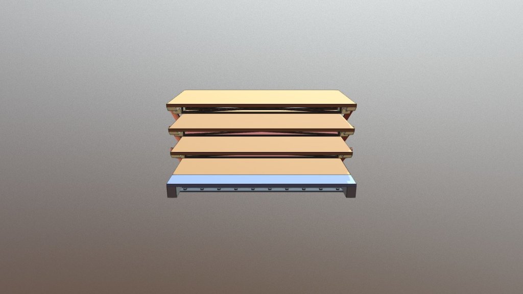 The Cascade - Stacked - 3D model by kevvyt [0a7395c] - Sketchfab