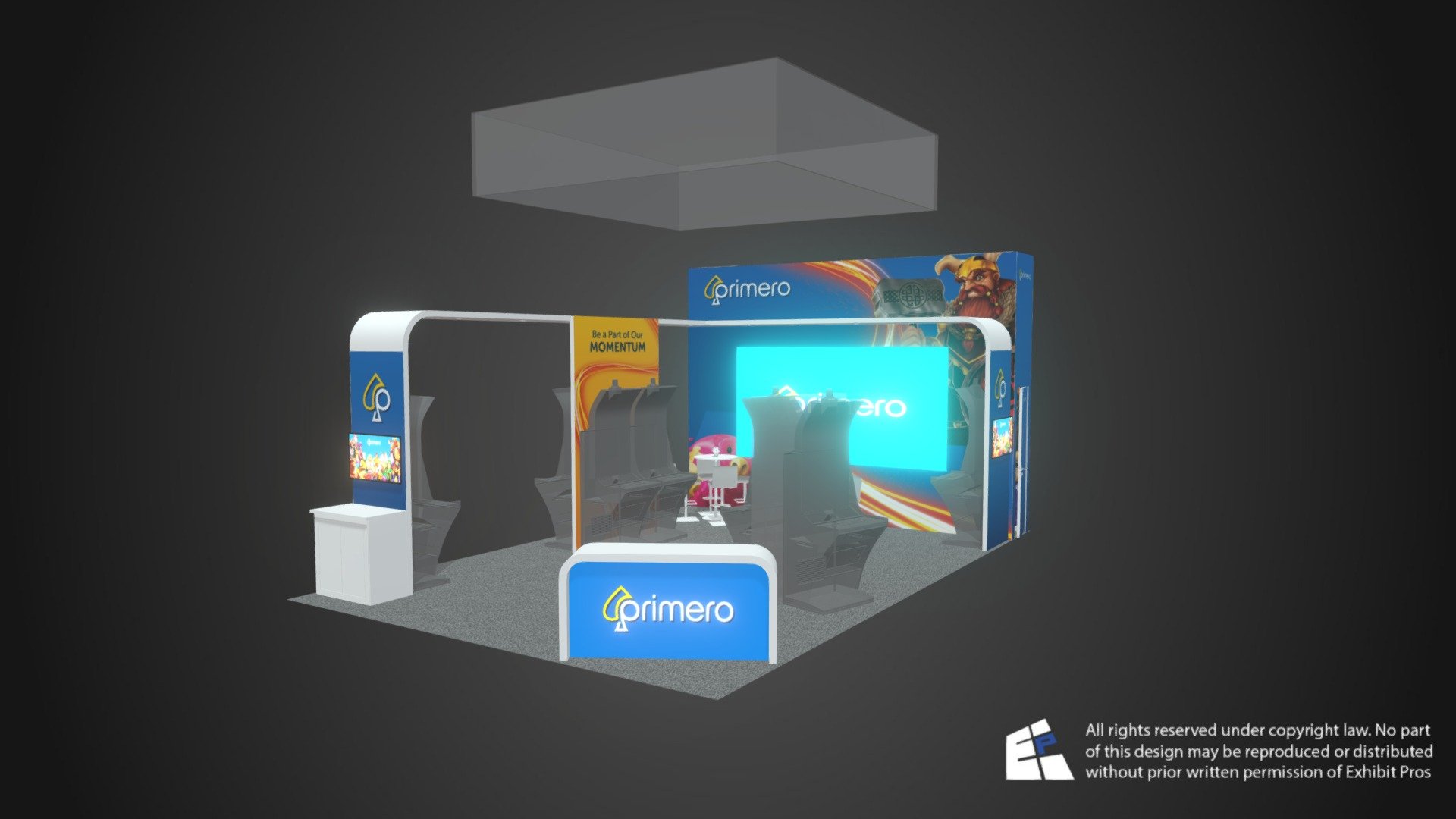Primero 20x30 G2E 2025 - 3D model by EP (@ExhibitP) [0a77072] - Sketchfab