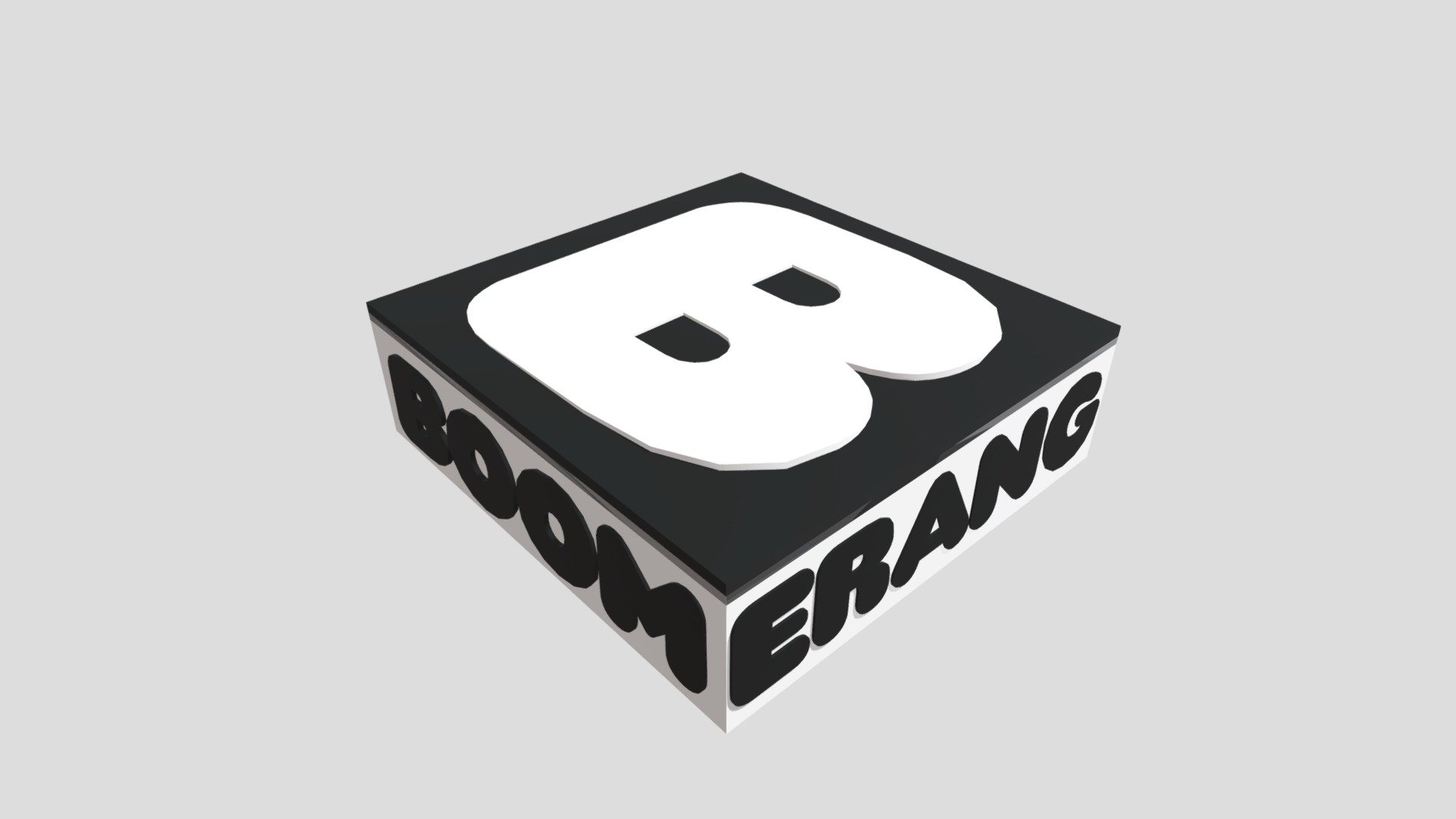 Boomerang logo [2014-2019] - Download Free 3D model by federicogonz2124 ...