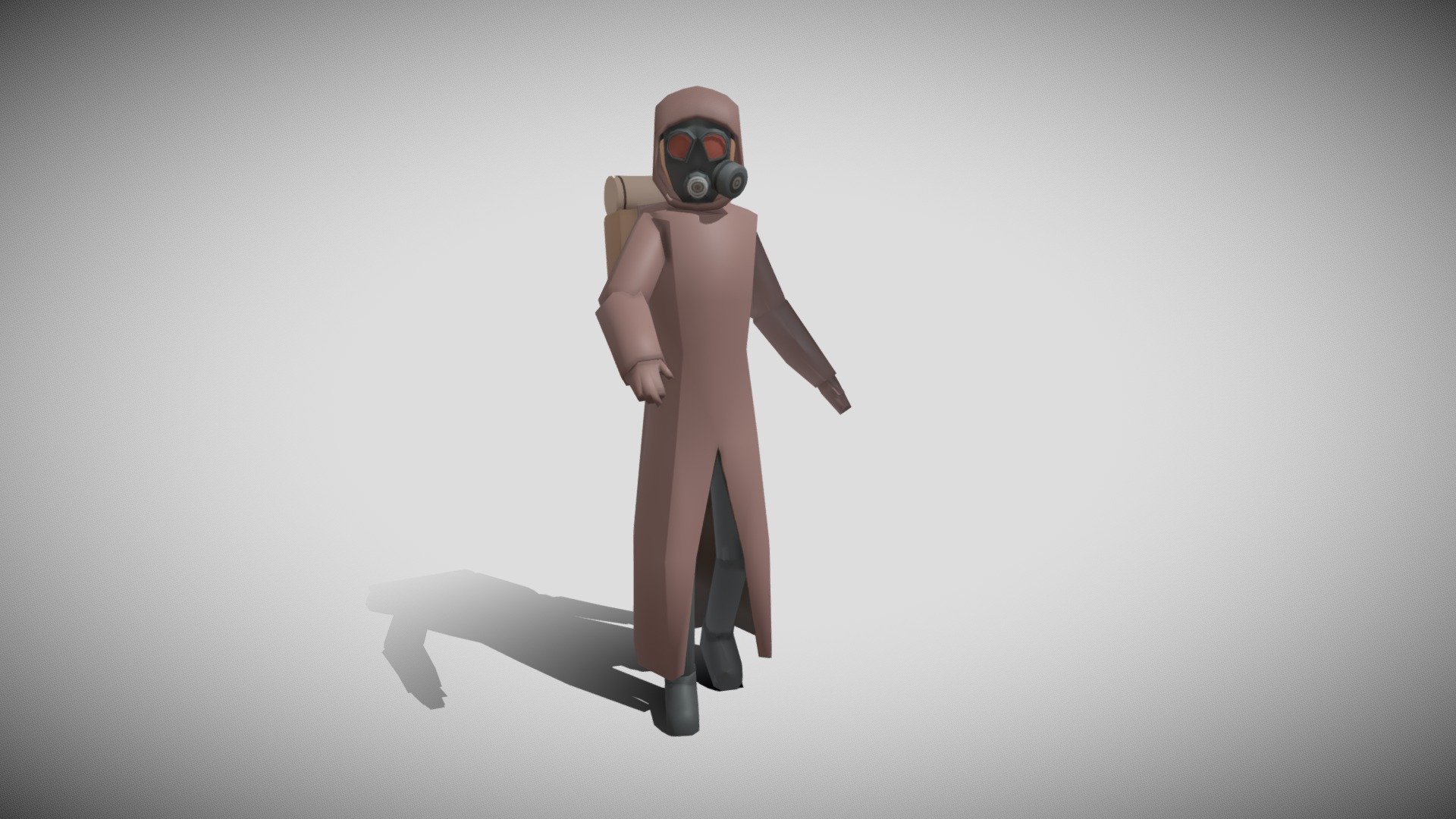 Post Apocalypse Character - 3D model by Dalsha [0a7a0f8] - Sketchfab