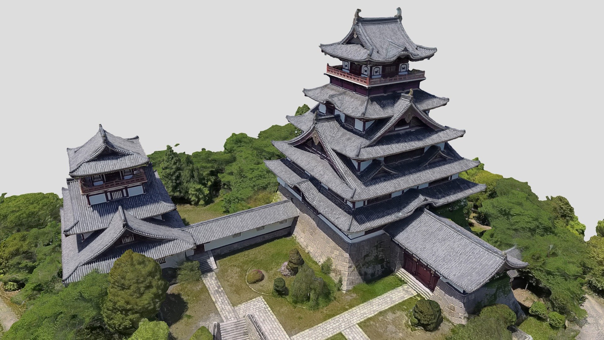Fushimi Castle, Kyoto - 3D model by yaro.pro [0a7b170] - Sketchfab