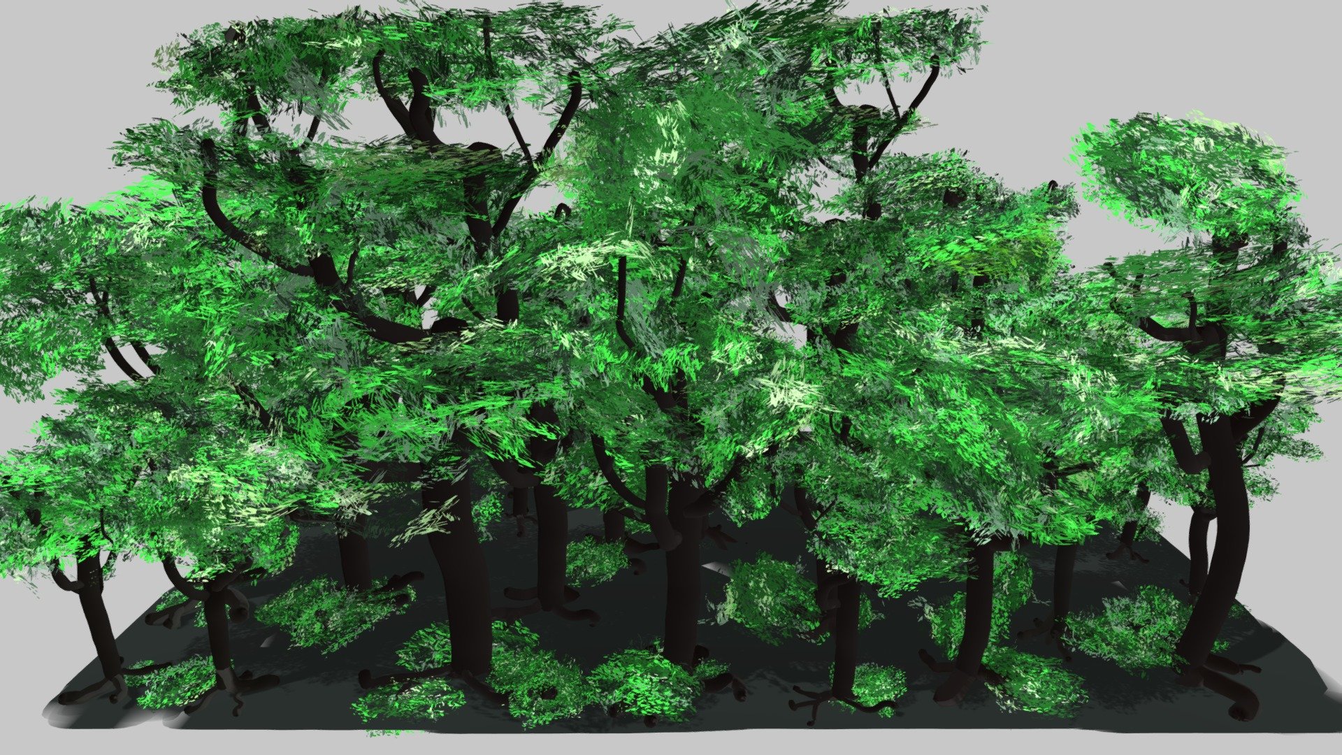 Basic Forest - Download Free 3D model by carli_susu [0a7bd45] - Sketchfab