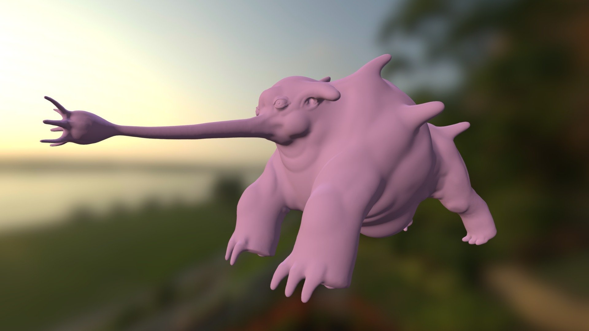 Alien Animal - 3D model by tokoya [0a7d428] - Sketchfab