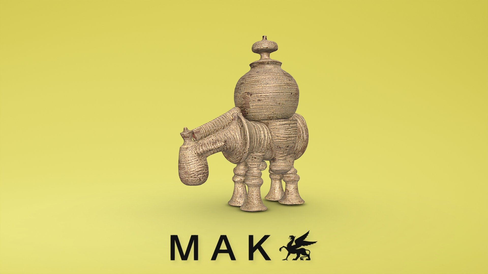 Sancho Panza by Gerda Gruber - 3D model by MAK – Museum of Applied Arts ...