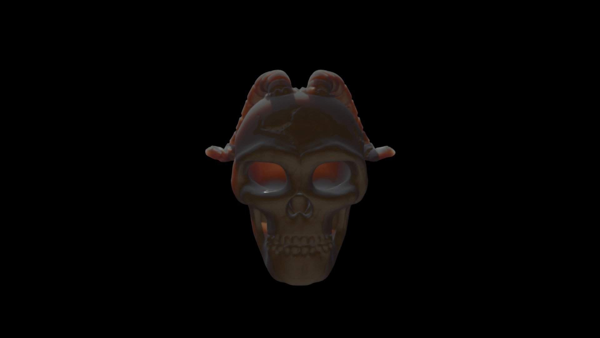 Horned Skull - 3D model by lukasmaximus89 [0a7ed90] - Sketchfab