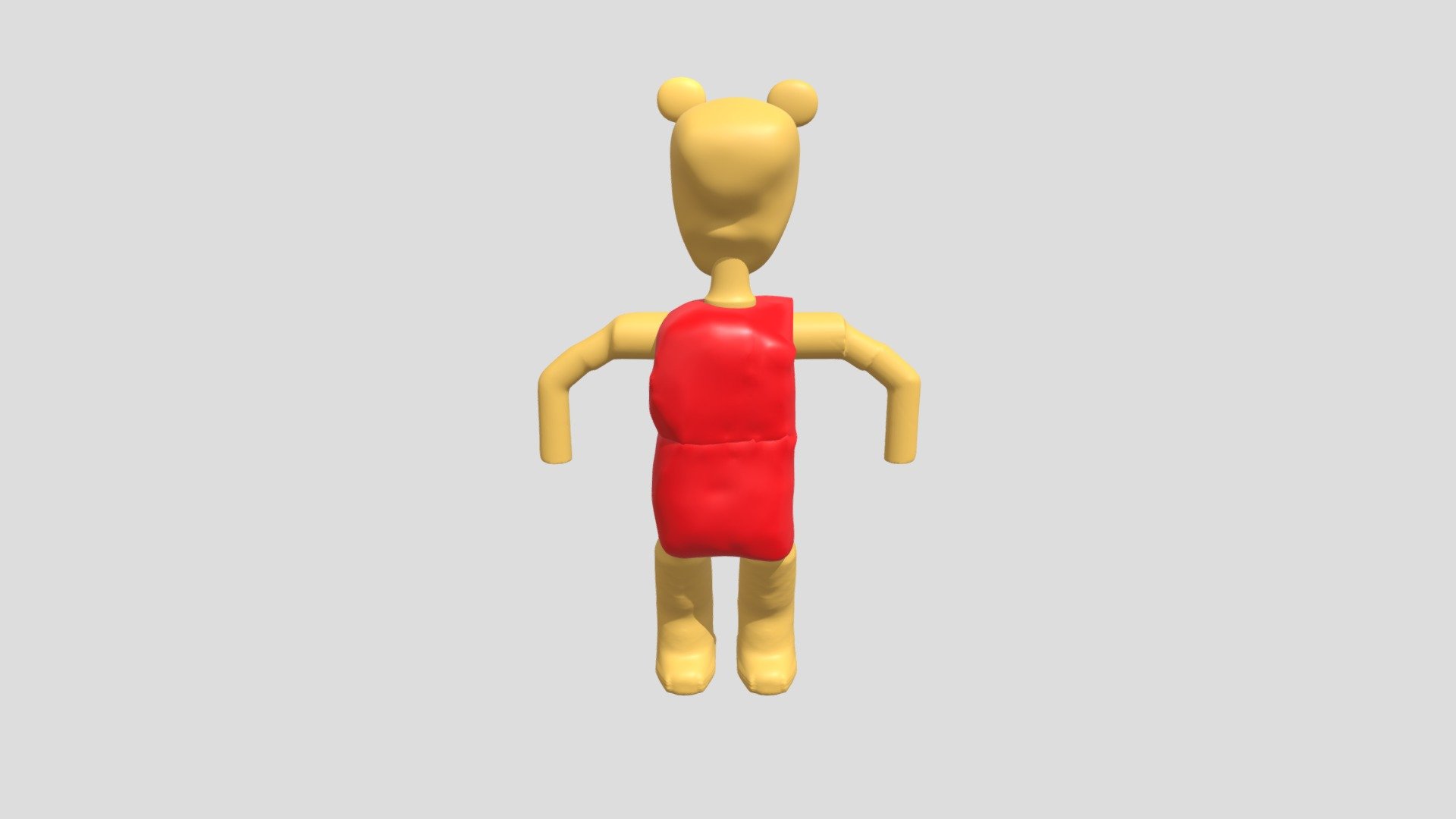 winnie the pooh - 3D model by indyvanlent [0a7f89c] - Sketchfab