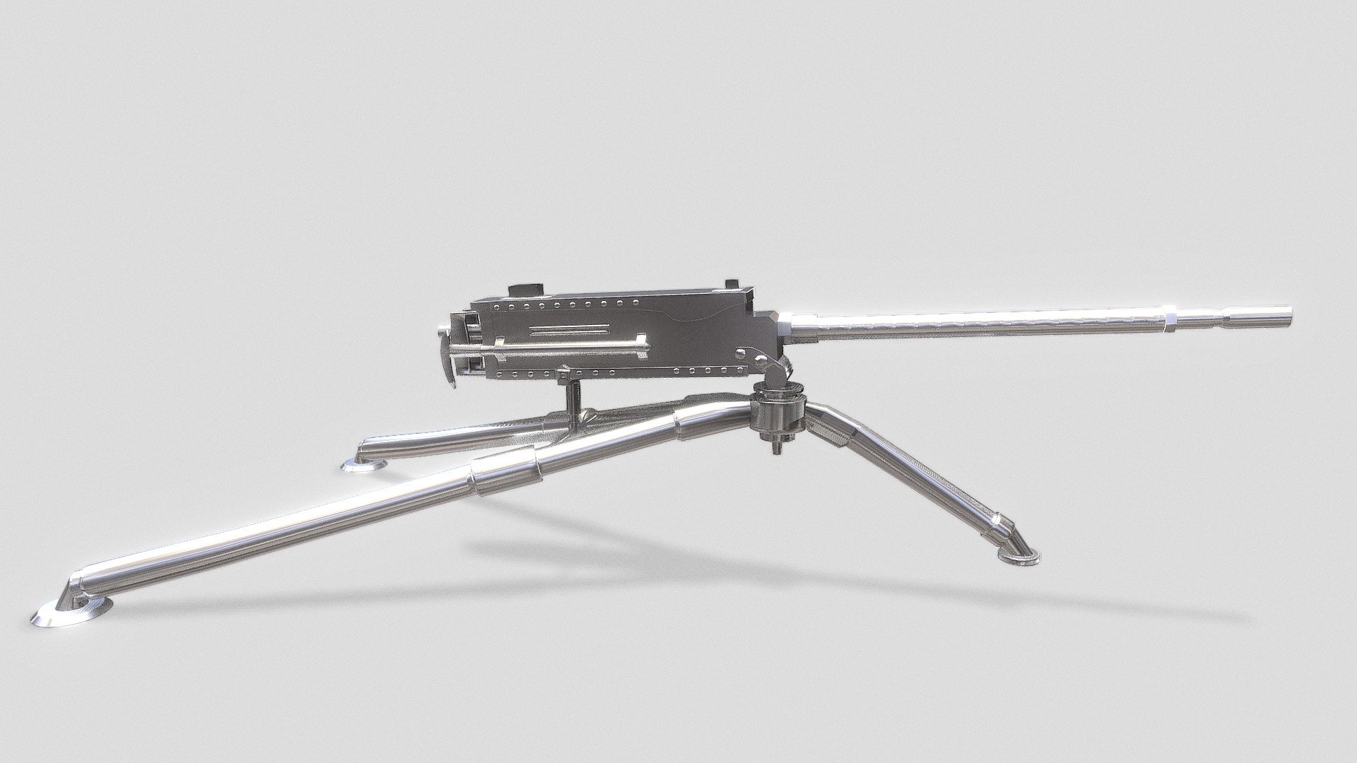 Browning M2 Machine Gun - 3D model by calp1 [0a80e2e] - Sketchfab