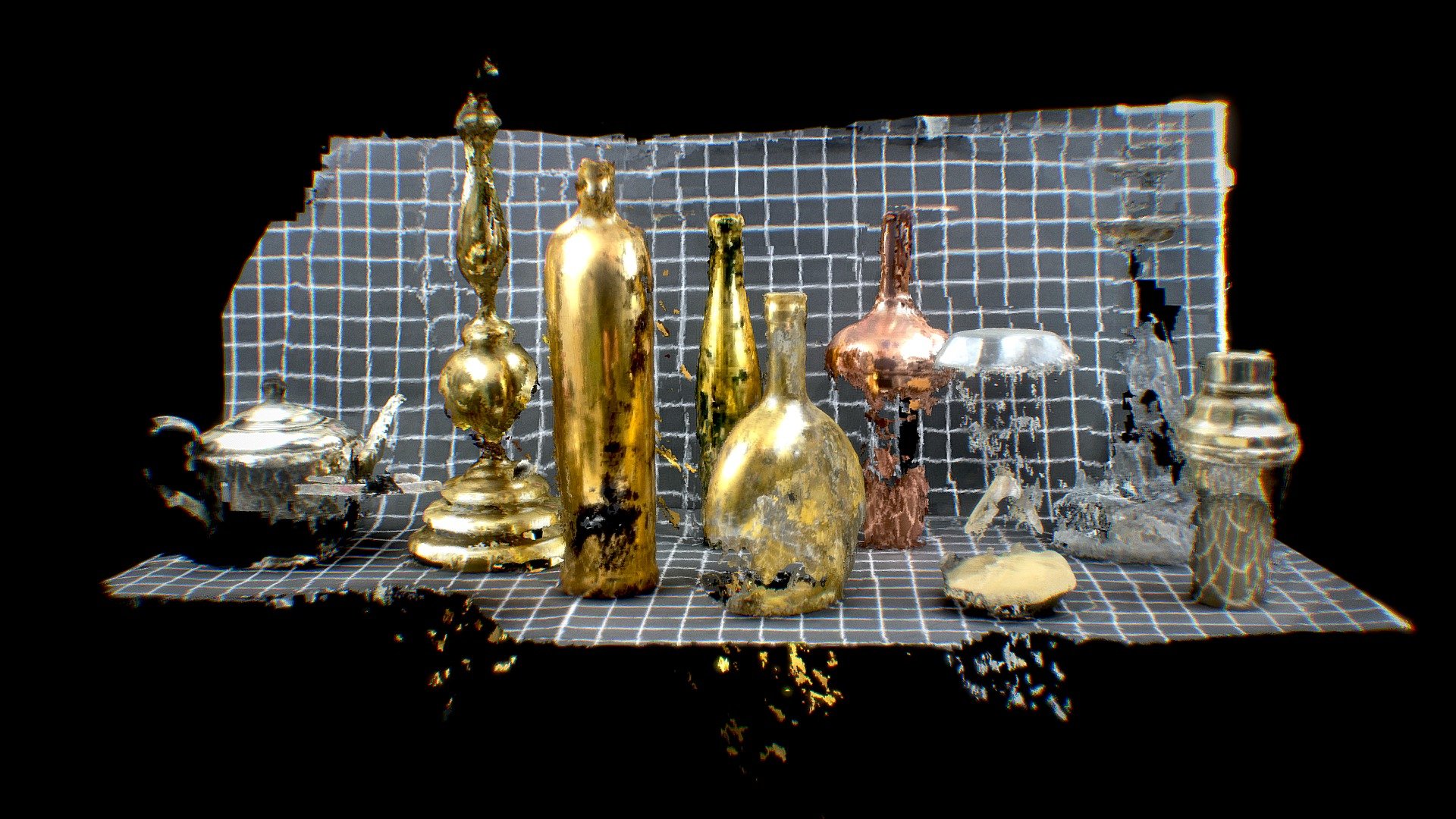 Reflective objects (depth scan) - Download Free 3D model by Florian ...