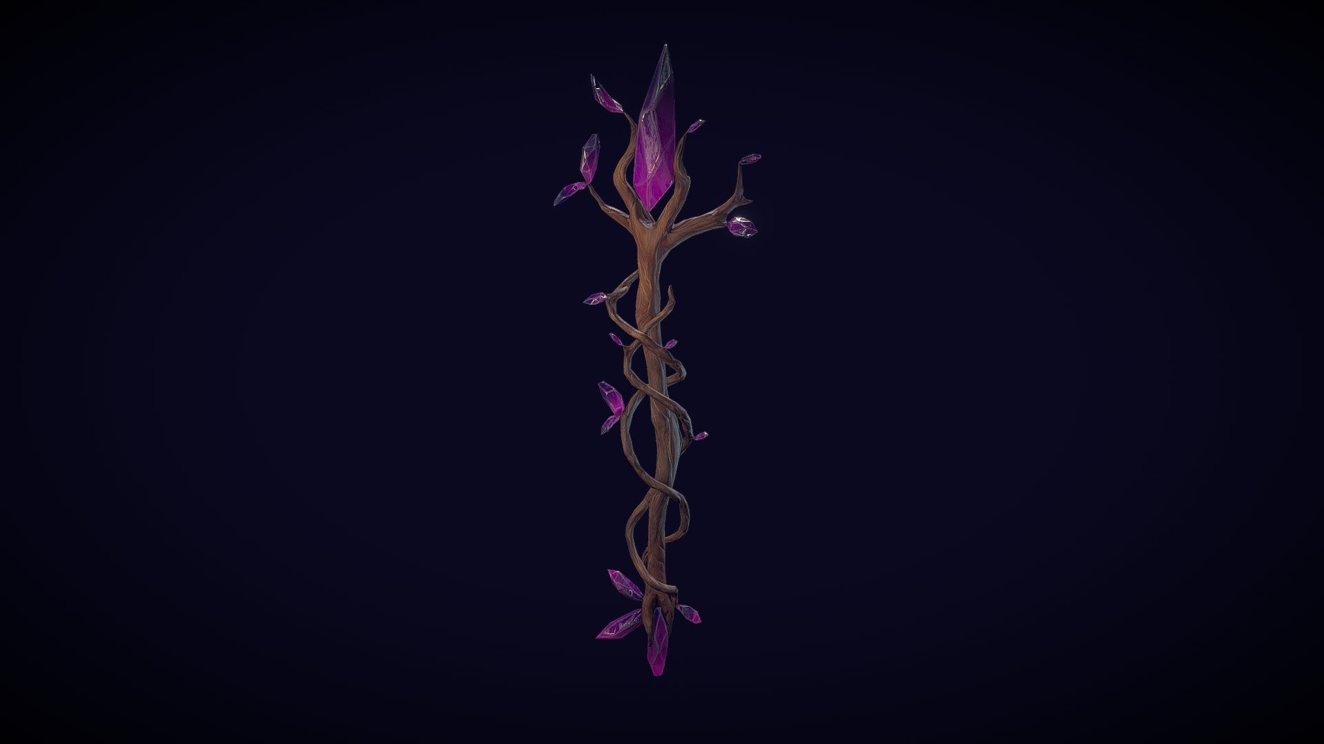 Druid Staff - 3D model by Rimarin [0a83c69] - Sketchfab