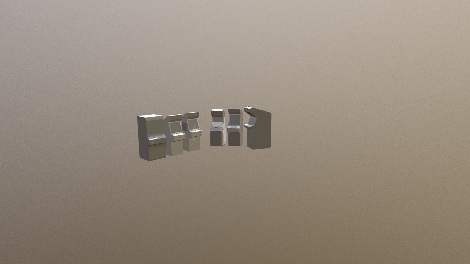 Arcade Cabinets - 3D model by Matthew Adcock (@matthew.adcock) [0a84109 ...