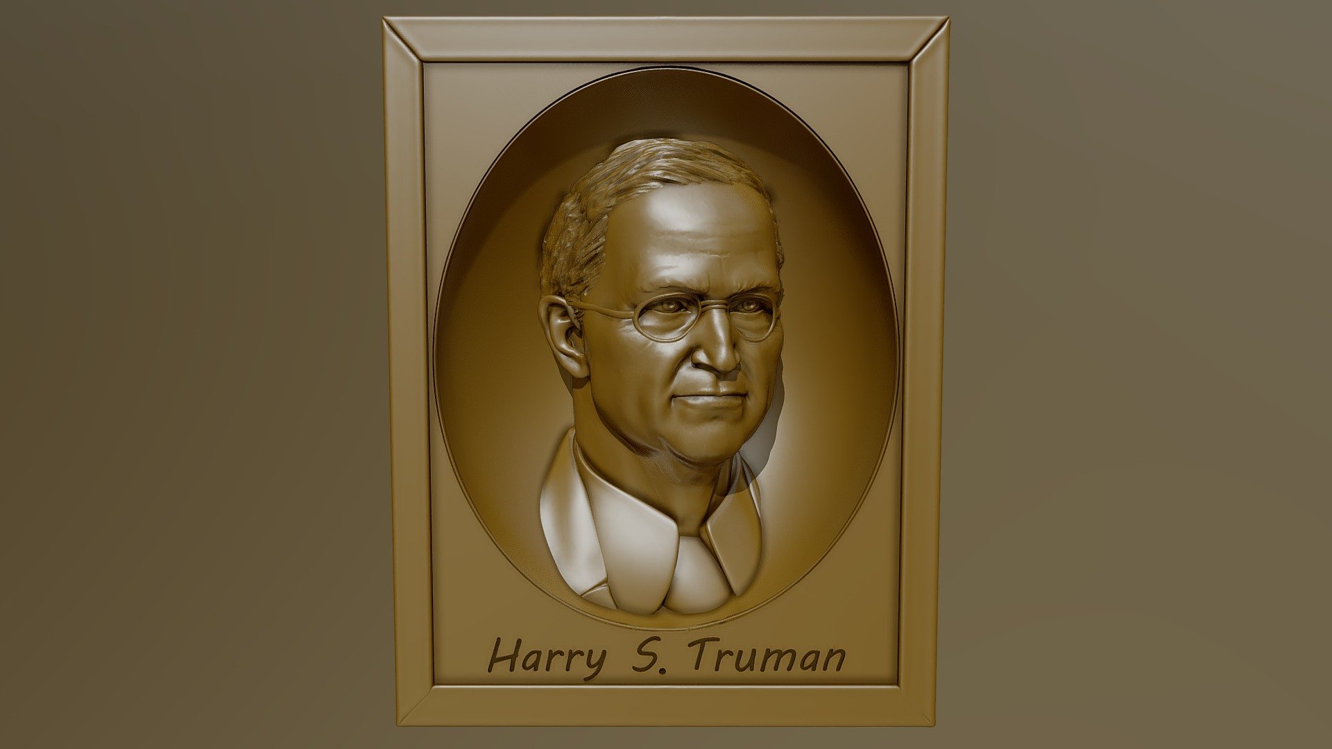 Harry S. Truman - 3D model by kostikim [0a88827] - Sketchfab