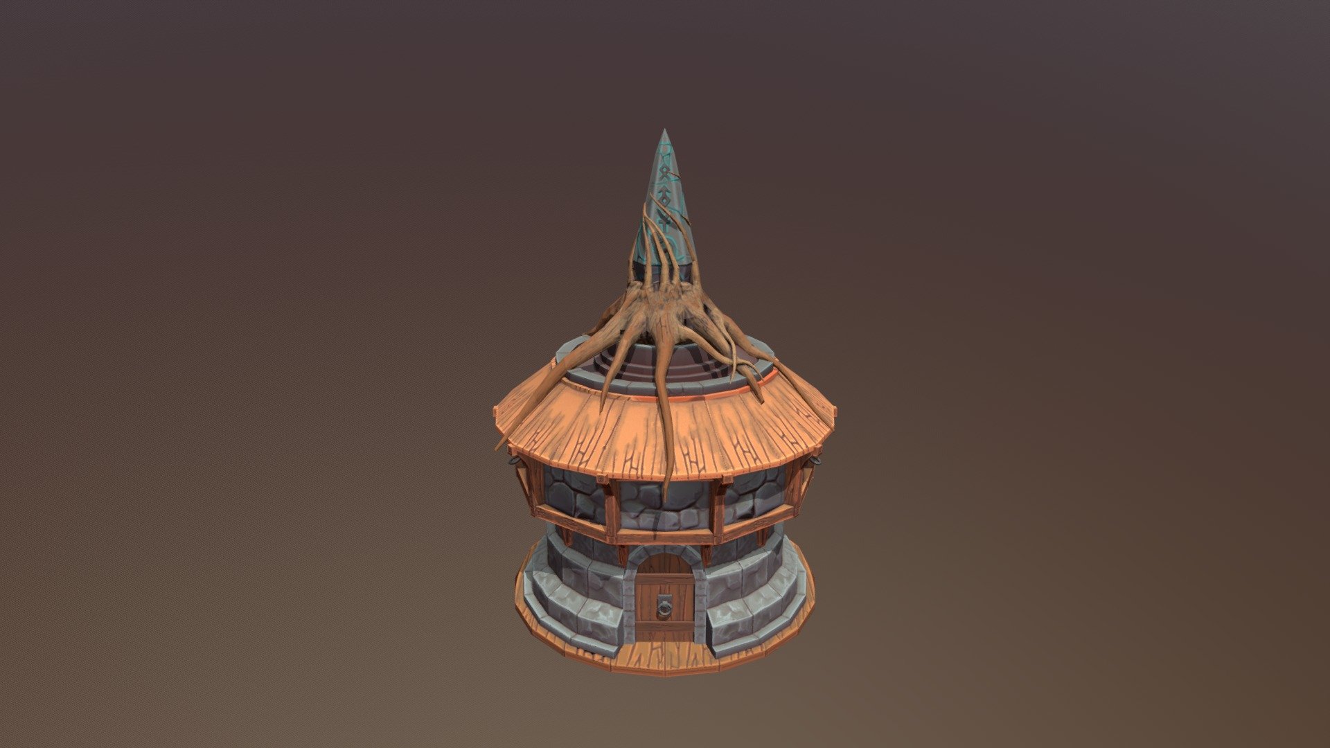 Stylized Tree House - 3D model by abardesign [0a891b6] - Sketchfab