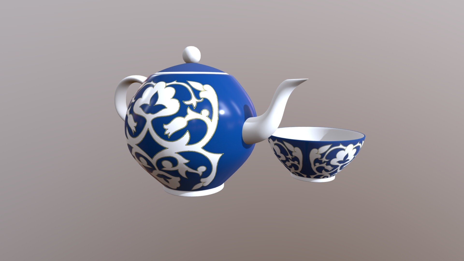 Uzbek Teapot - 3D model by Mobius_3D (@Sergio_3D) [0a8accc] - Sketchfab