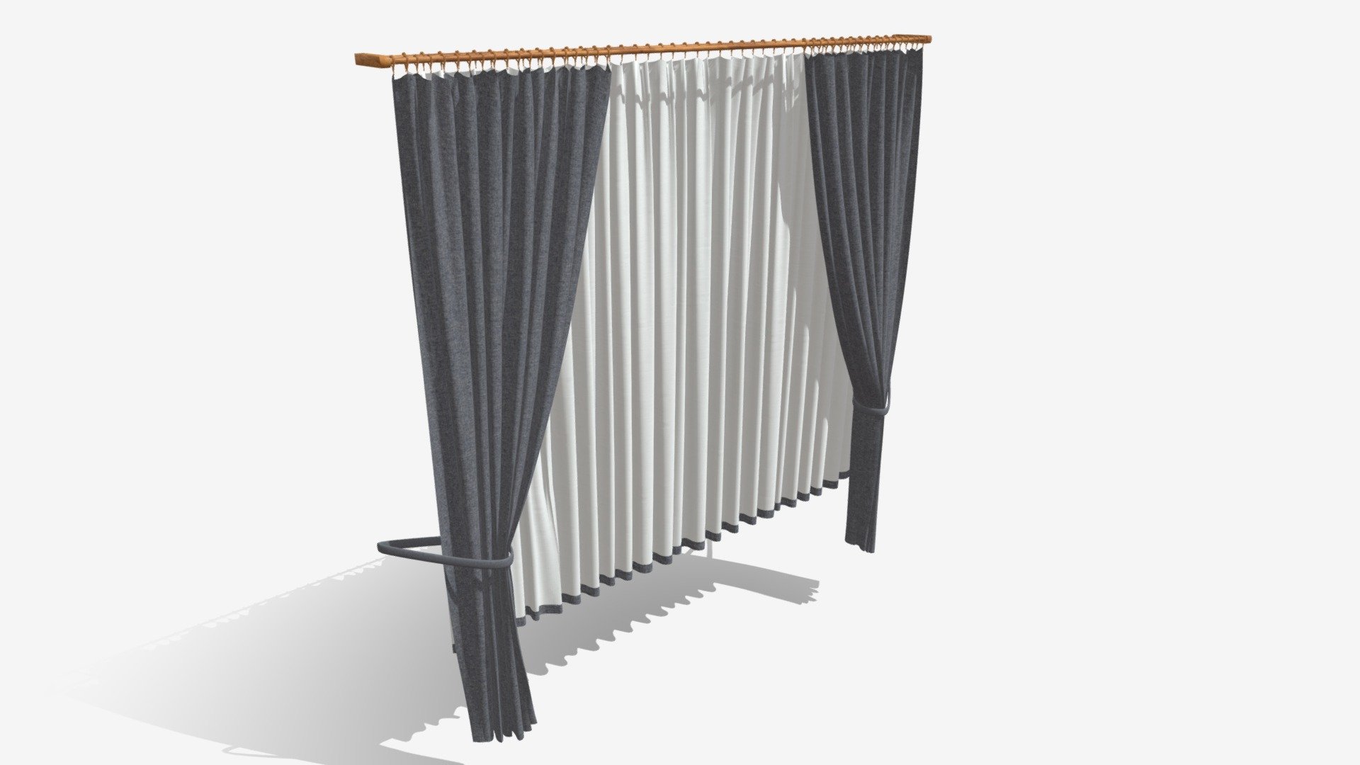 Curtains Textured - Buy Royalty Free 3D model by Zhelazniakov Aleksandr ...
