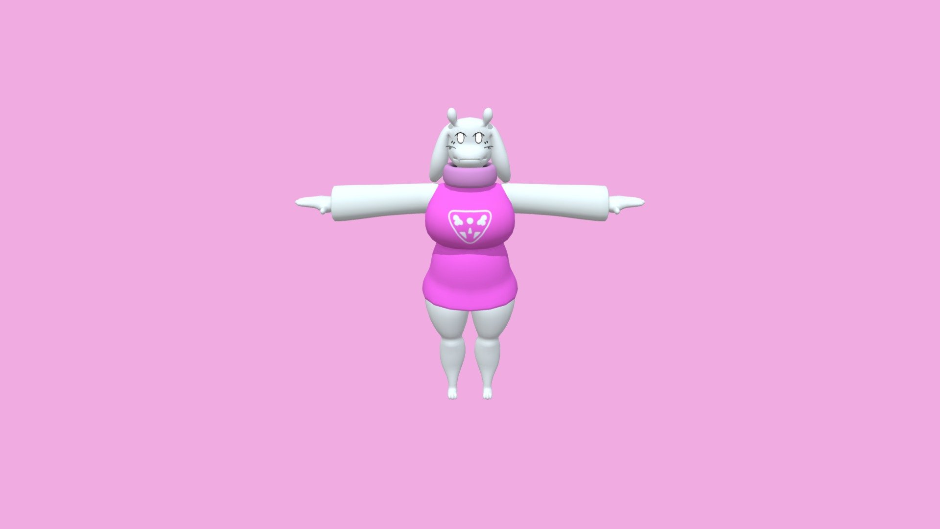 Toriel (VRChat Avatar + Model) - 3D model by Blooper (@BlooperStupid ...