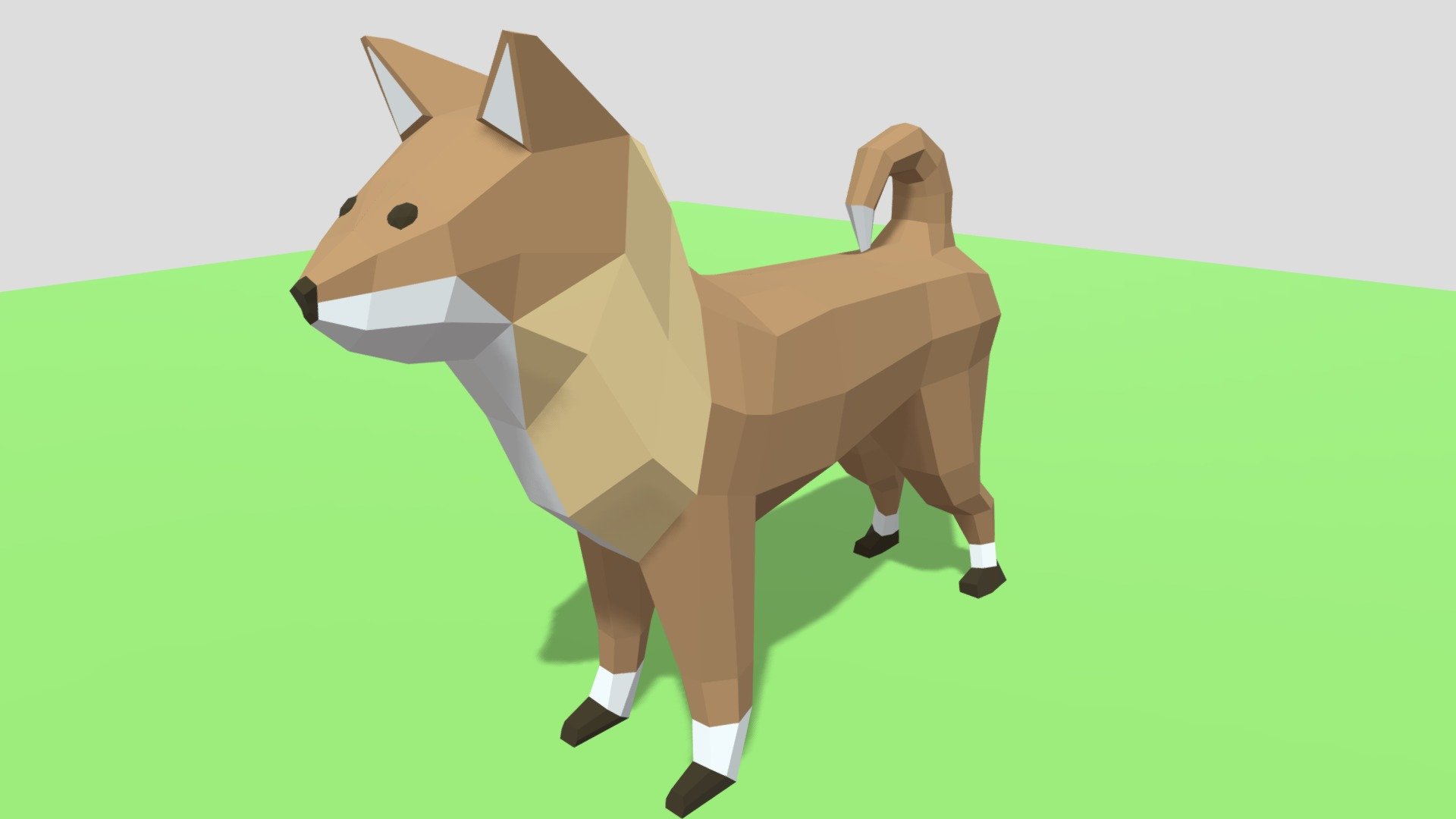 Dog Lowpoly - Download Free 3D model by tsutomu.saito [0a8cccb] - Sketchfab