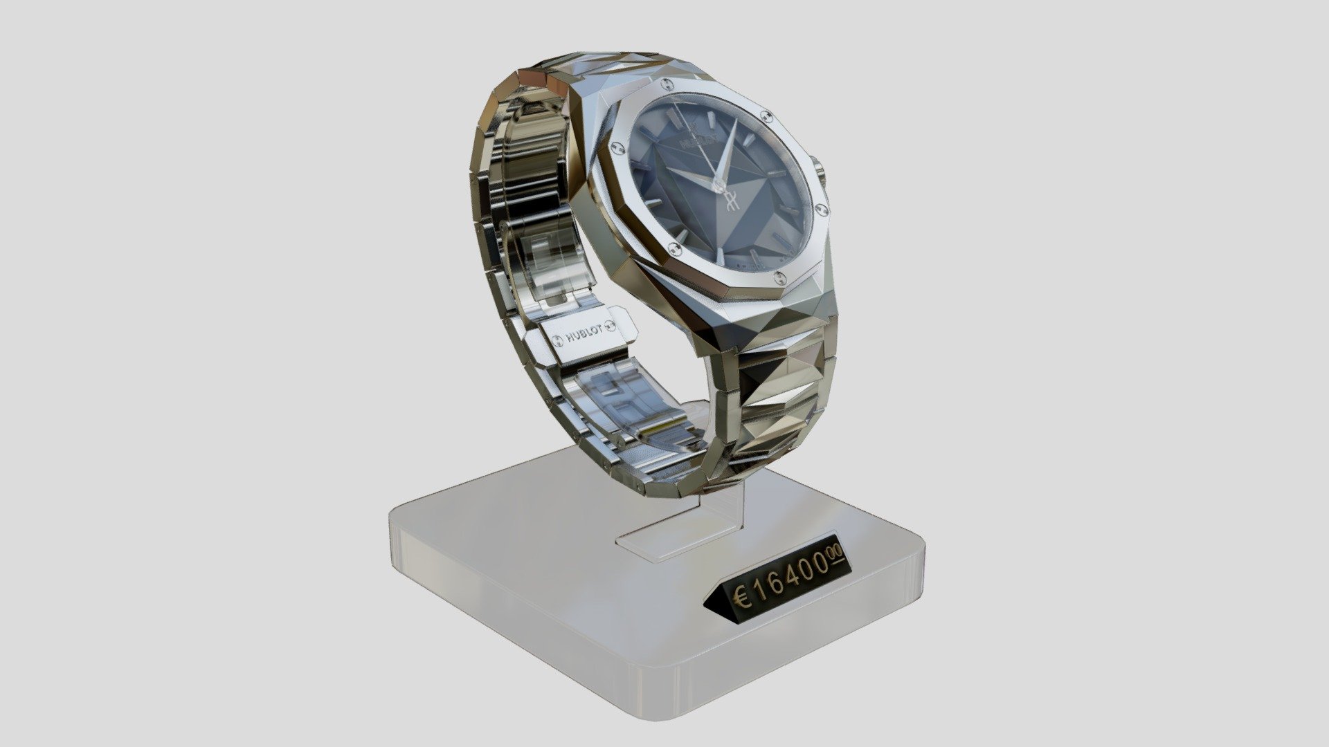 Wristwatch / Hublot / Orlinski Bracelet Titanium - 3D model by Nelly ...