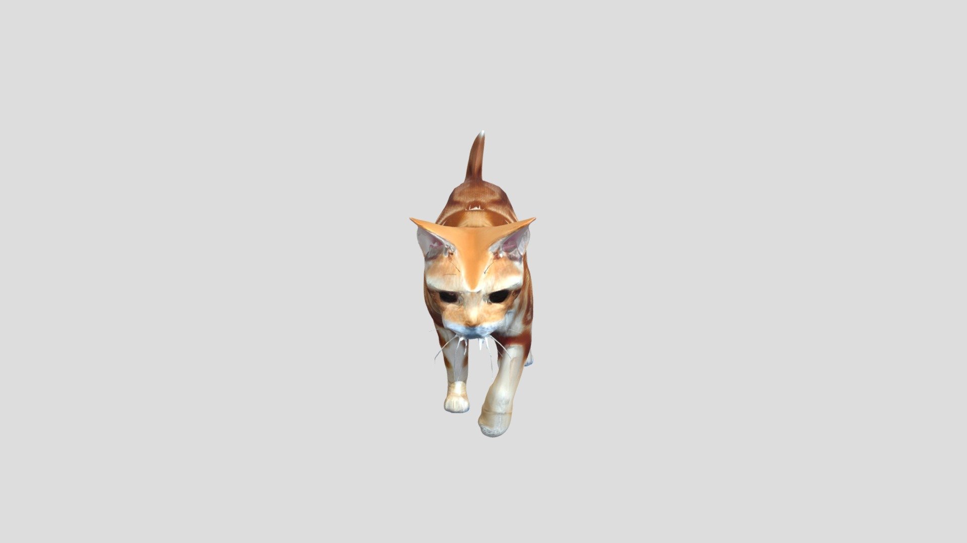 Yellow Manx cat. - Download Free 3D model by Jonathan.Burton.Peters.Jr ...