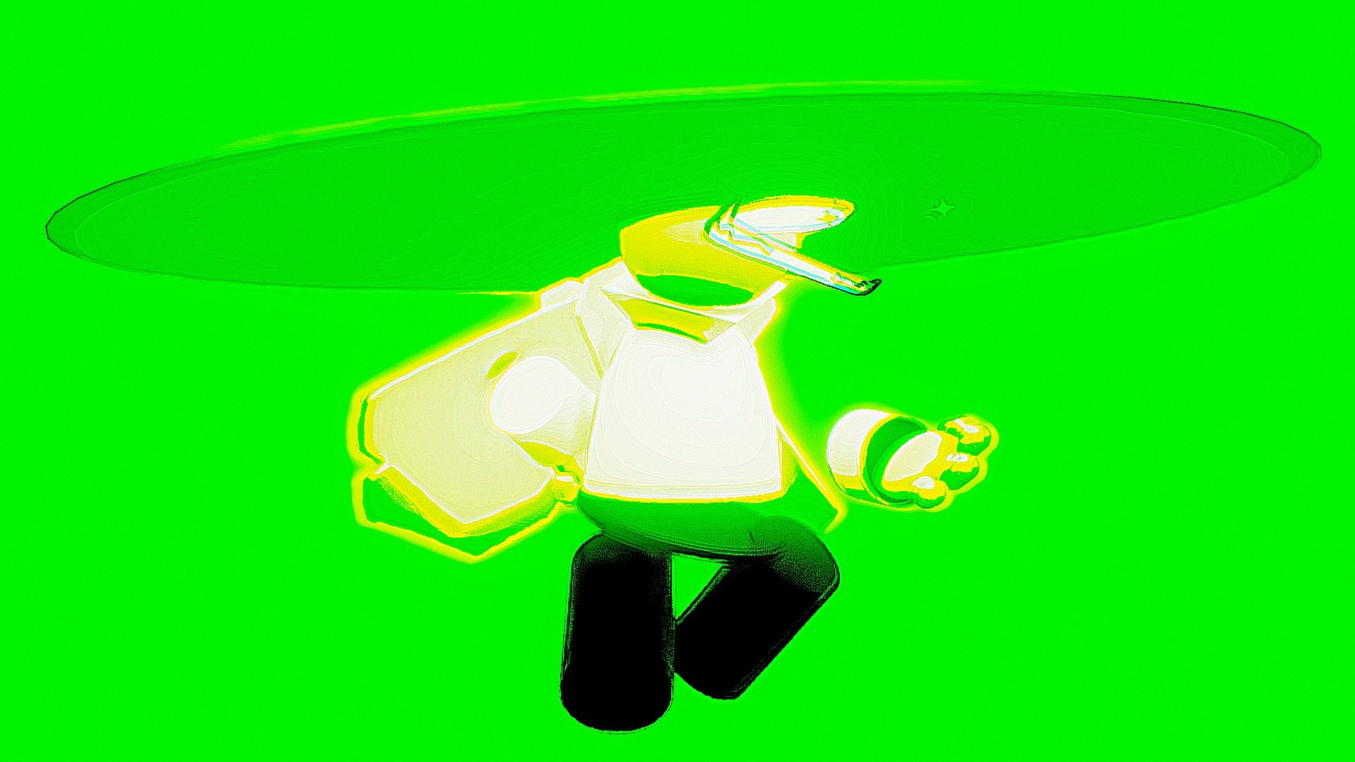 Green (Strident Crisis; 3D Form) - 3D model by Opposition Bambi ...