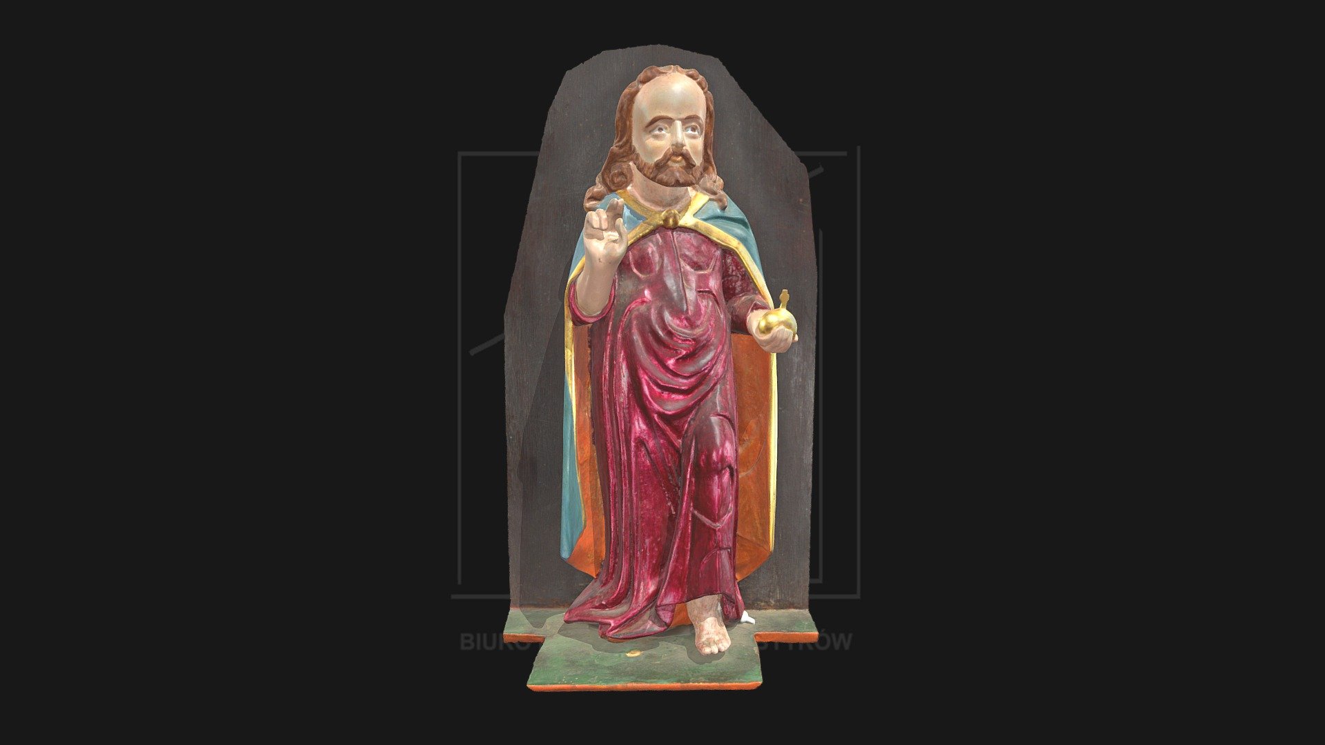 Rzeźba "Salvator Mundi" - 3D model by Biuro Dokumentacji Zabytków w Szczecinie (@bdzszczecin ...