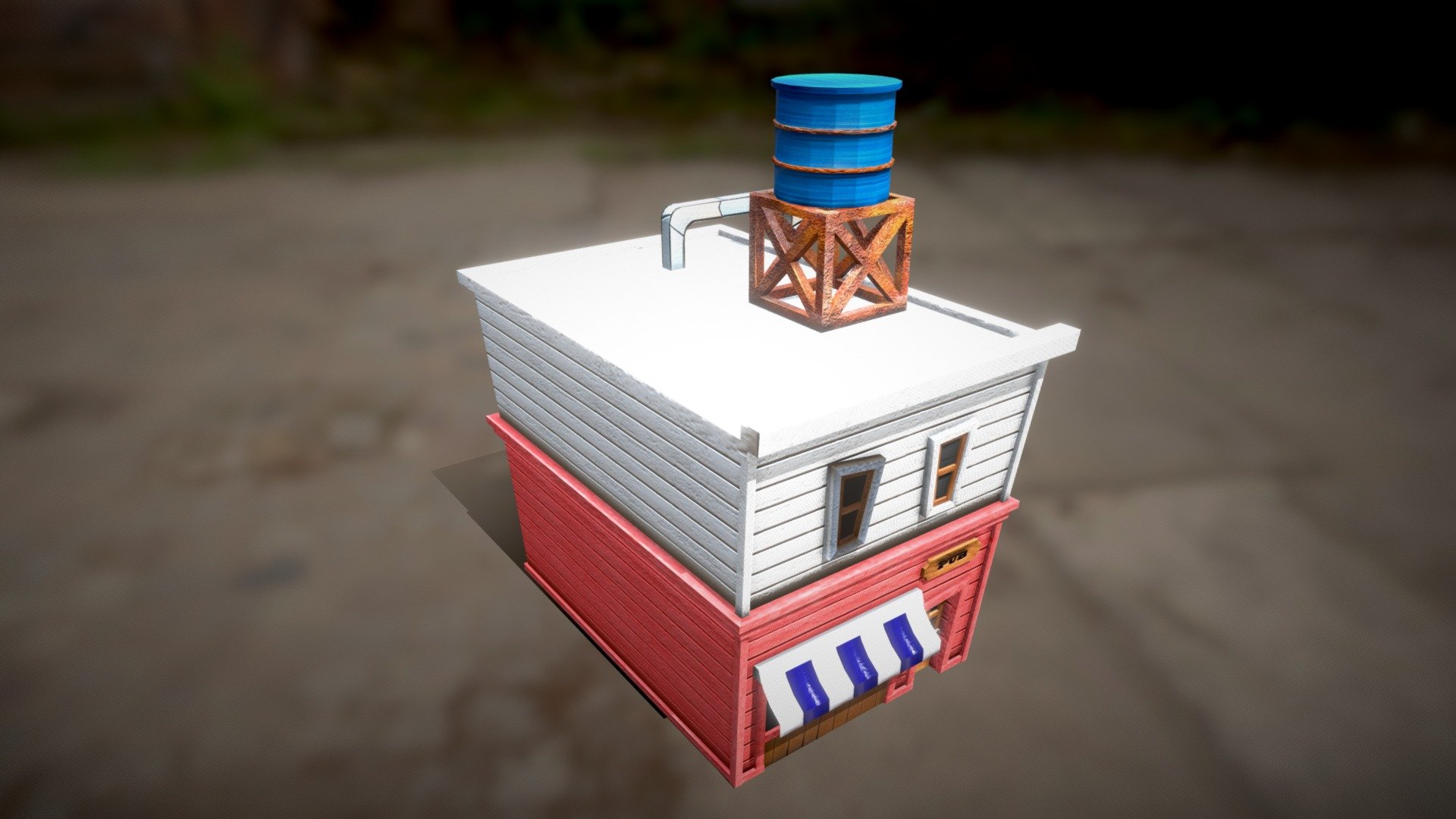 Pub - Download Free 3D model by José Castanheira (@JoseCasta) [0a94432 ...
