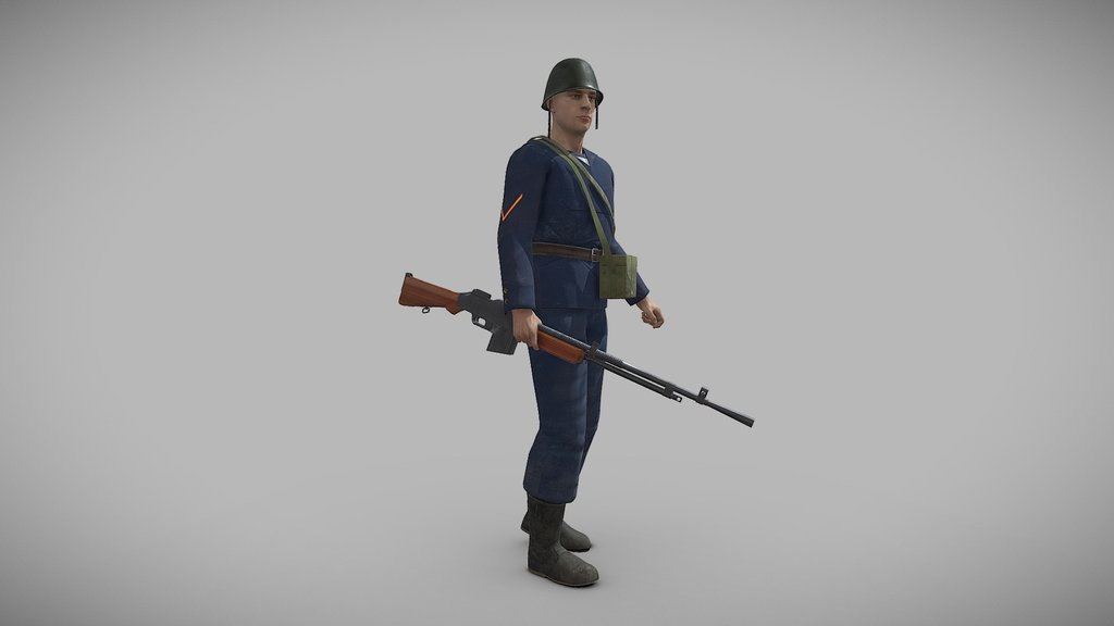 WWII infantry - A 3D model collection by yangk959 - Sketchfab