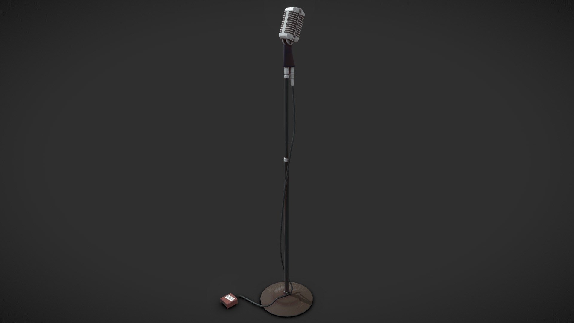 Microphone Prop - 3D model by Gget [0a95a88] - Sketchfab