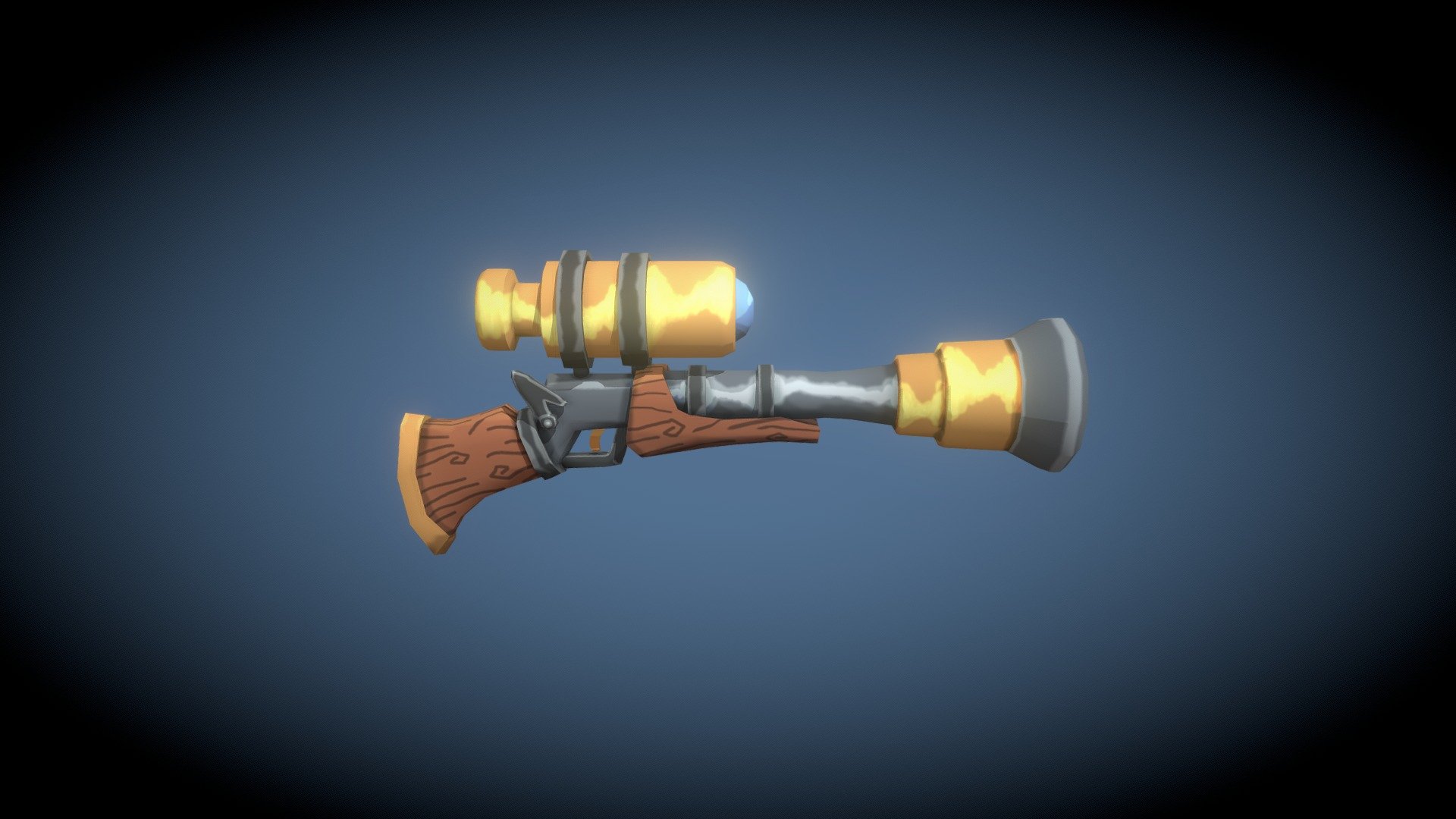 blunderbuss game asset tutorial - 3D model by xxJKL742xx [0a95af7 ...