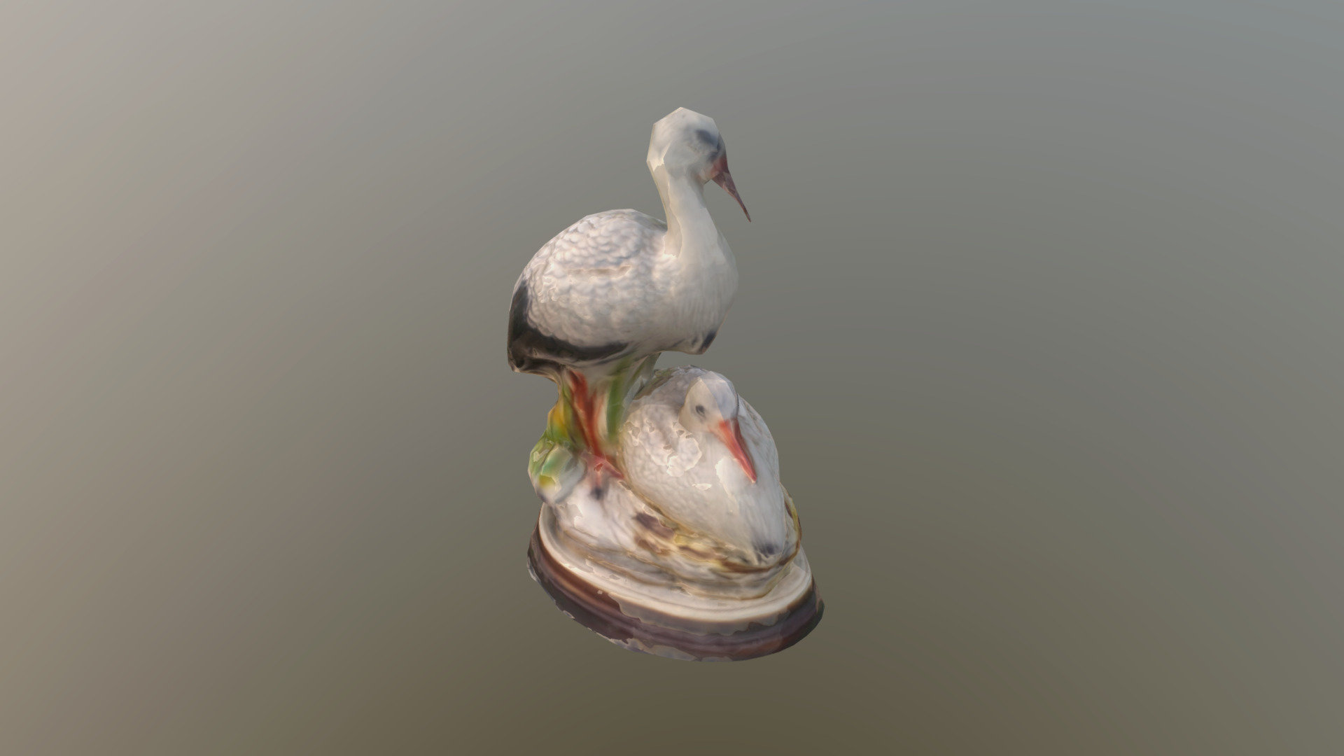 photogrametry ceramic storks low poly - Download Free 3D model by ...