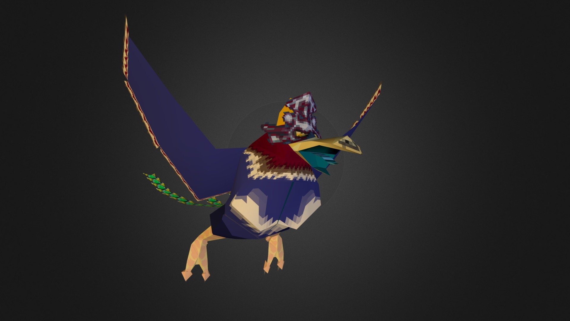 Low Poly Helmaroc King - 3D model by William Rodriguez ...