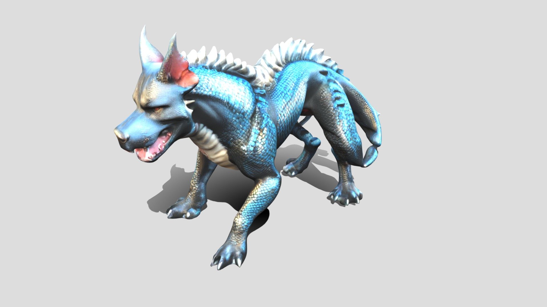 Pitbull dragon - Download Free 3D model by Vyacheslav (@Vedunov.s ...