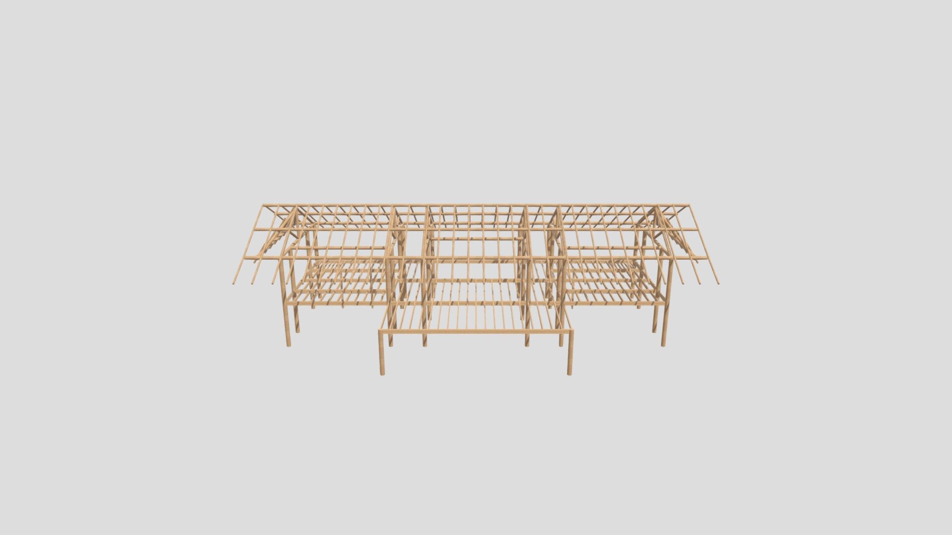 Bangalô R & A - 3D model by Pilotis Estrutural (@pilotis) [0a97b95 ...