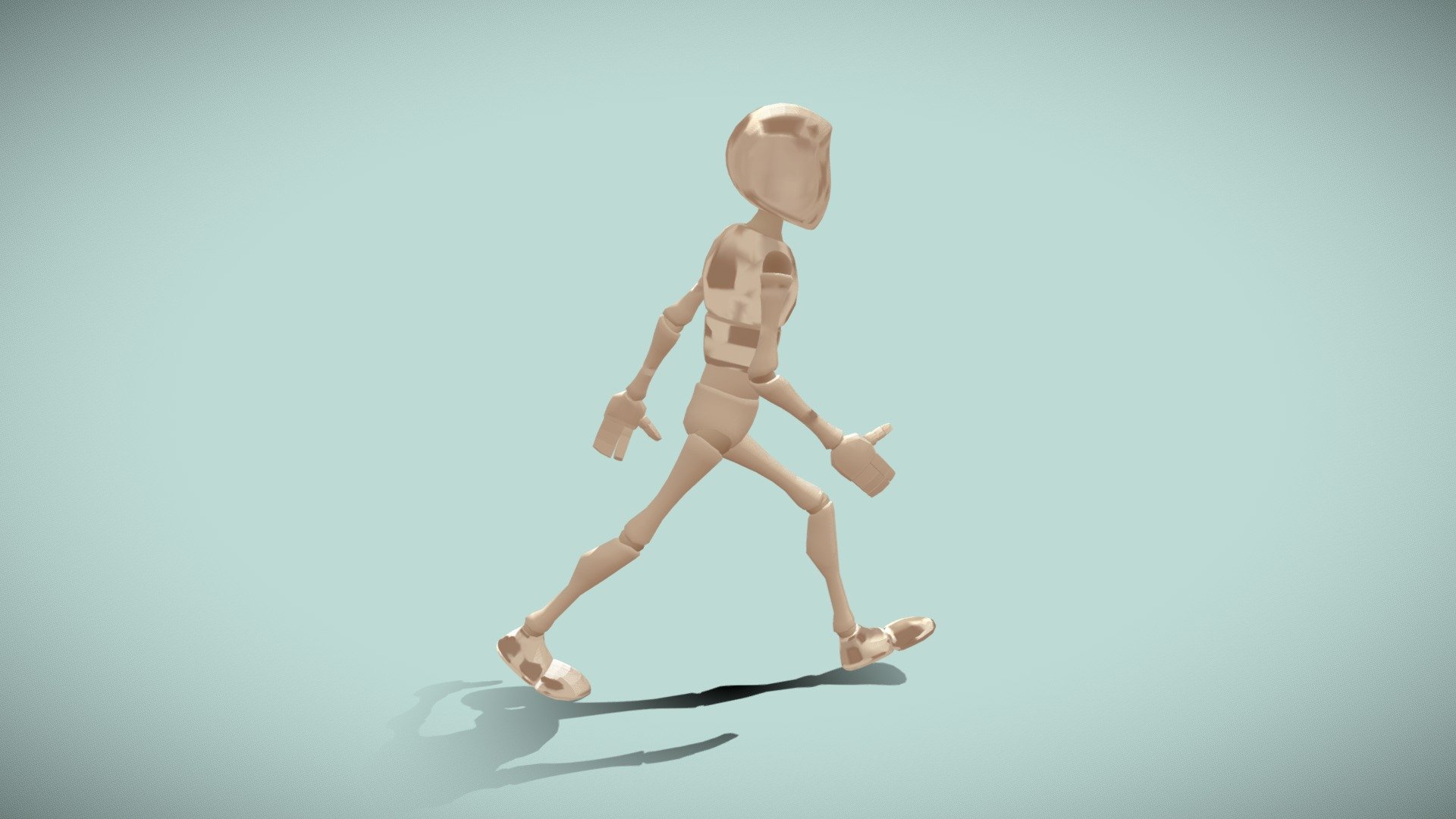 Walk Run Idle Cycle Animation 3d Model By Hooijmanst [0a99276