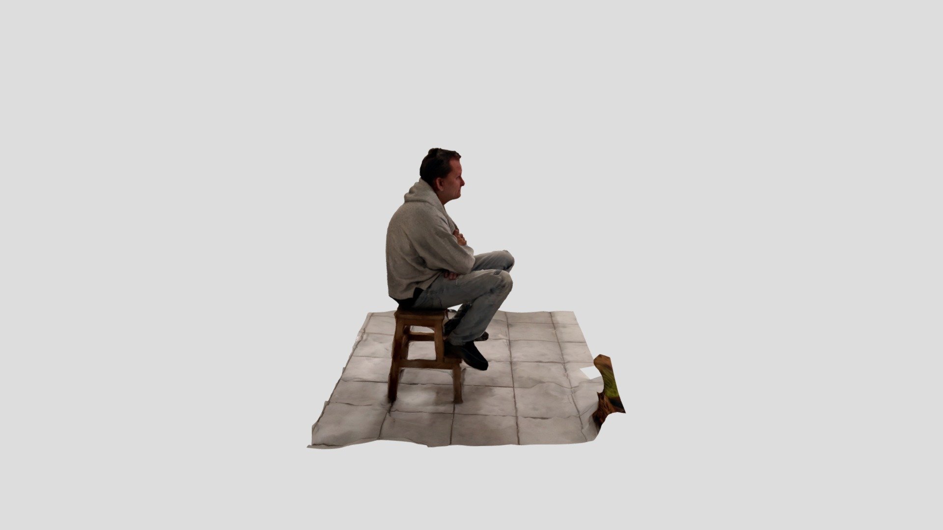 Sitting person - Download Free 3D model by sharee [0a9933b] - Sketchfab