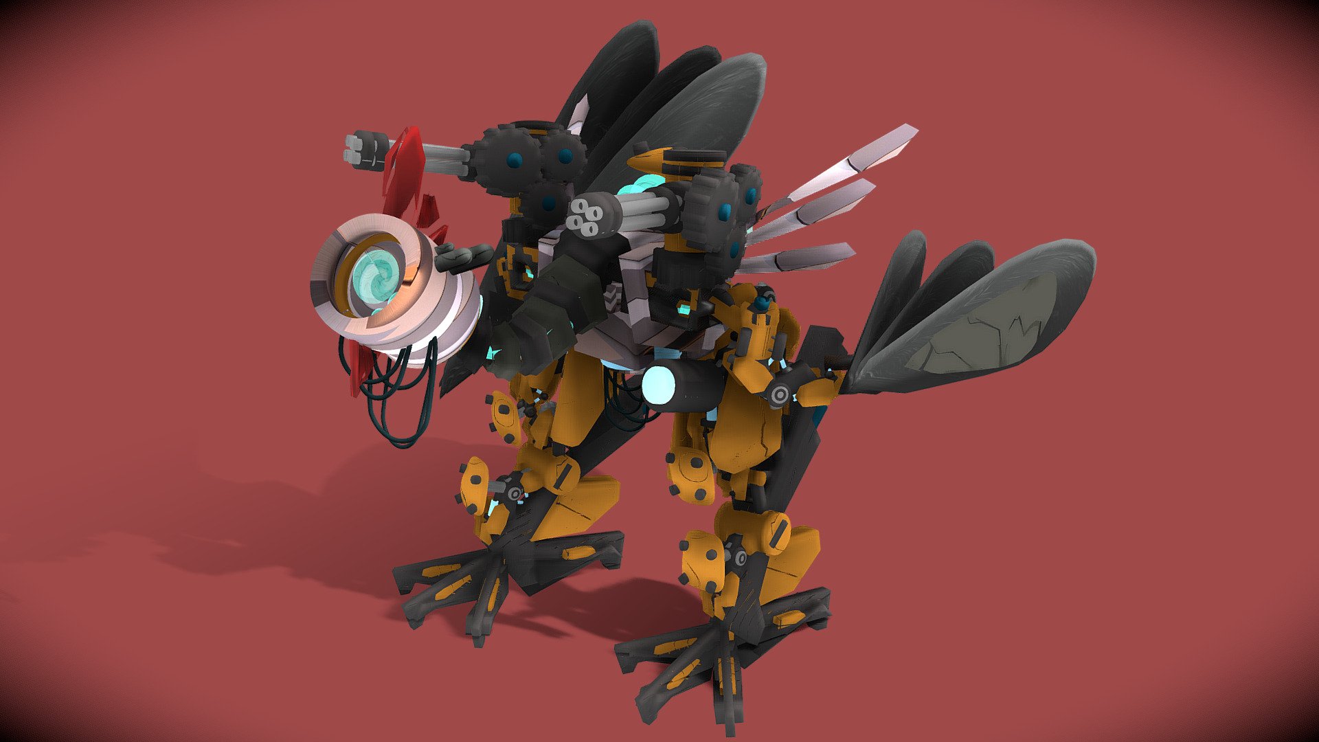 "Robot Chicken" - 3D model by 8BitBoy! (@Valentino.Demedici) [0a99945 ...