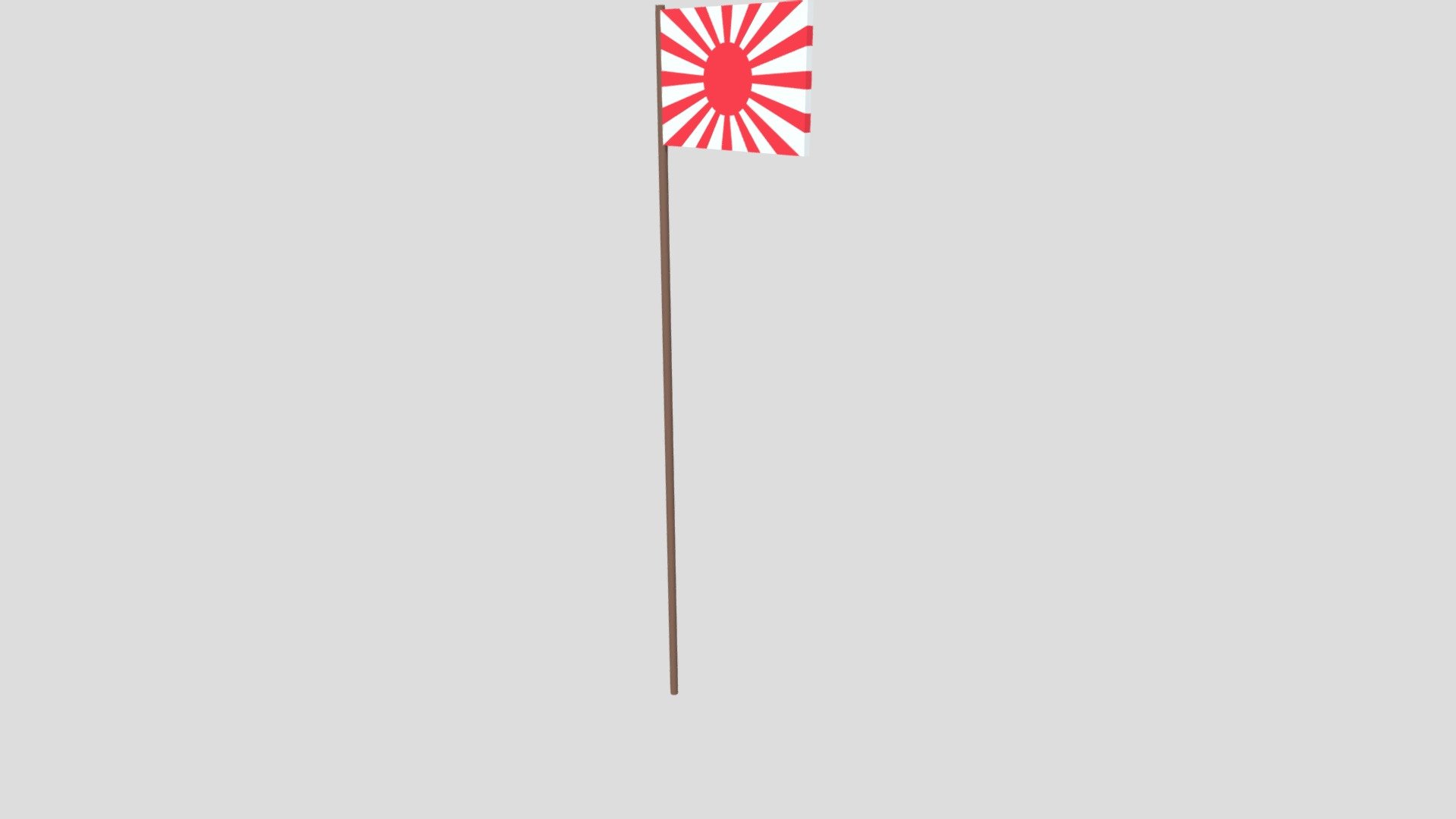 Japanese Flag - Download Free 3D model by United4192 [0a9a0aa] - Sketchfab