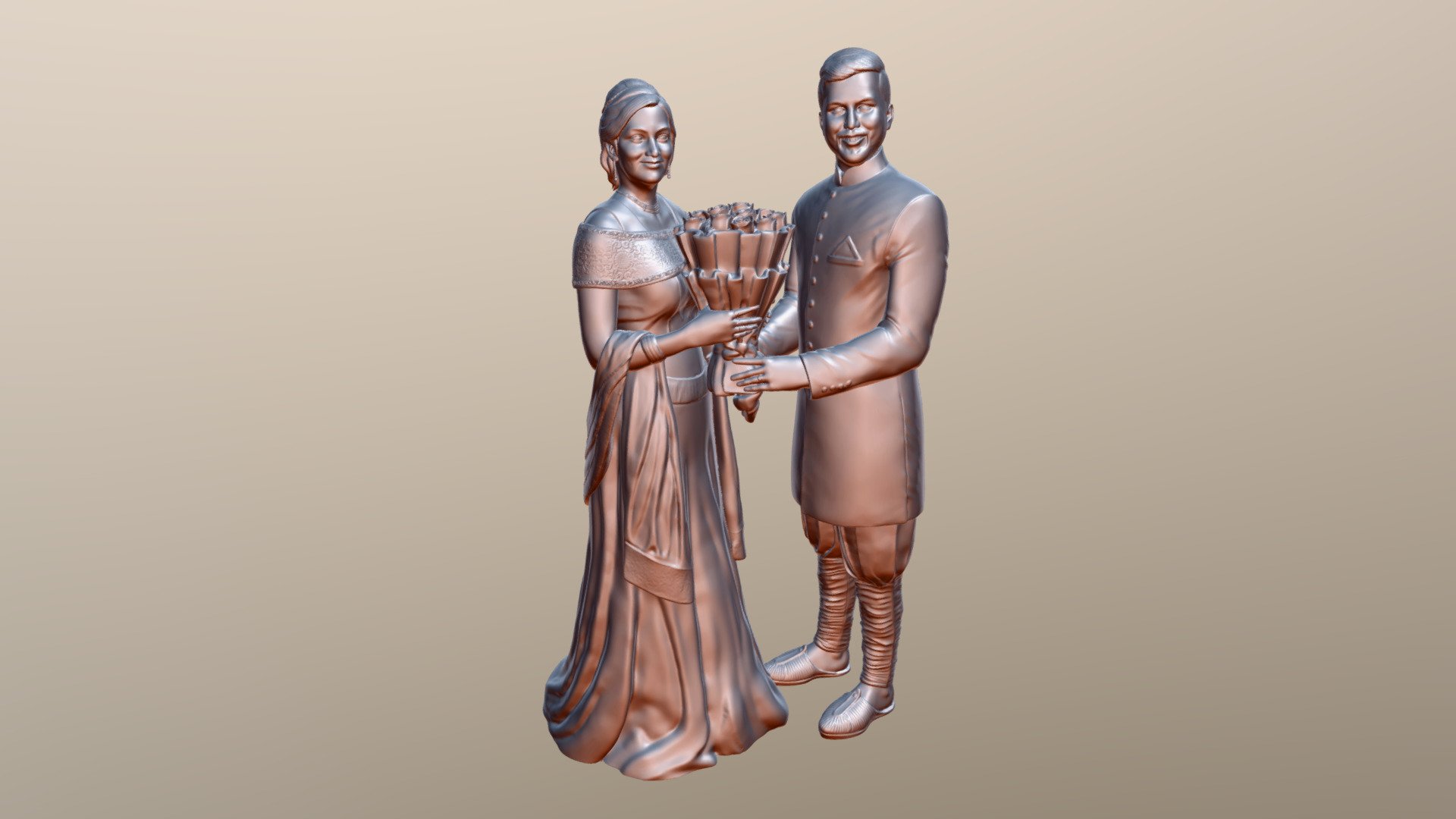 Couple Body C01 - 3D model by Selfie360 BobbleShop ...