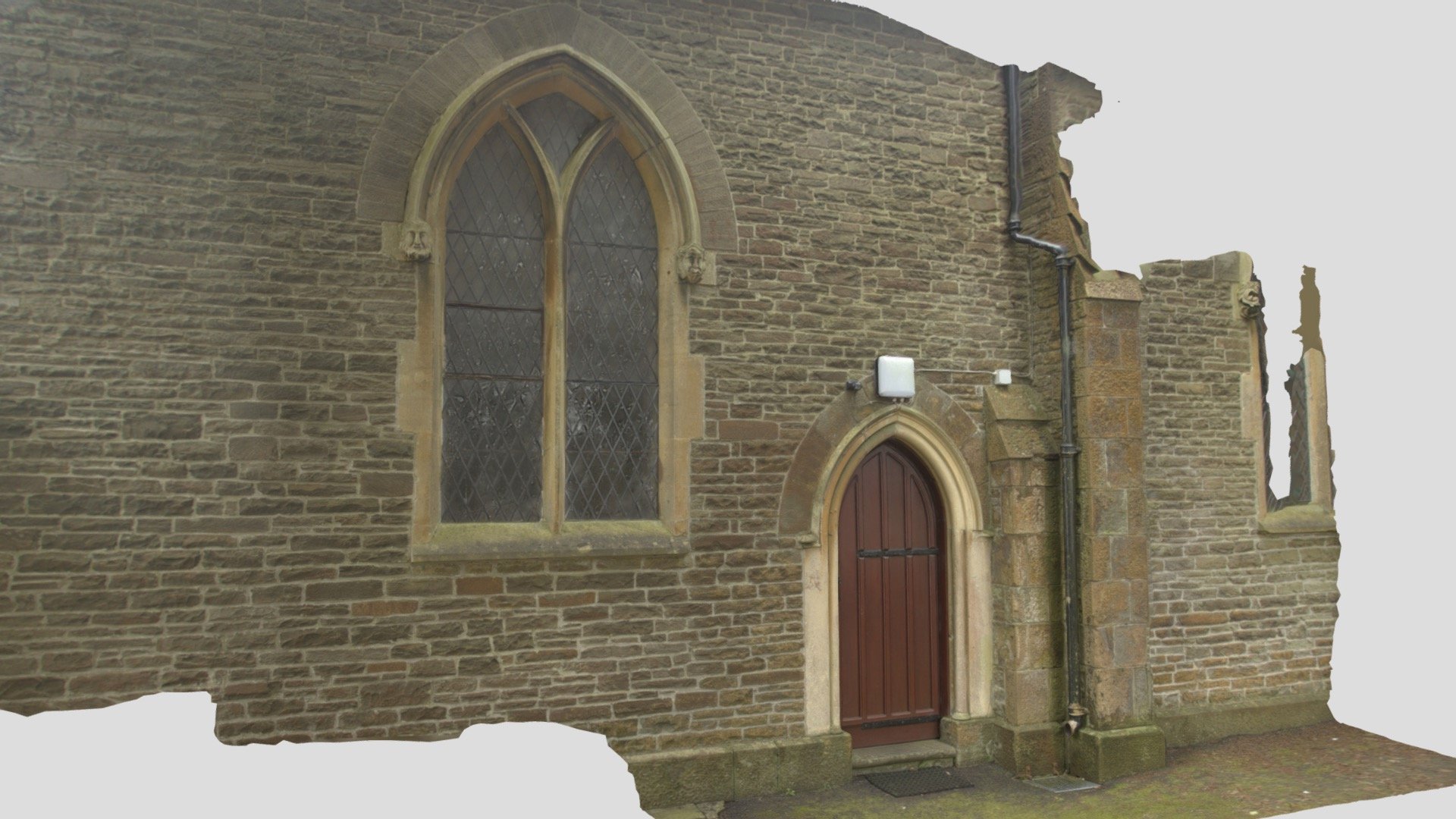 Church window and door - Download Free 3D model by rubesart [0a9a759 ...