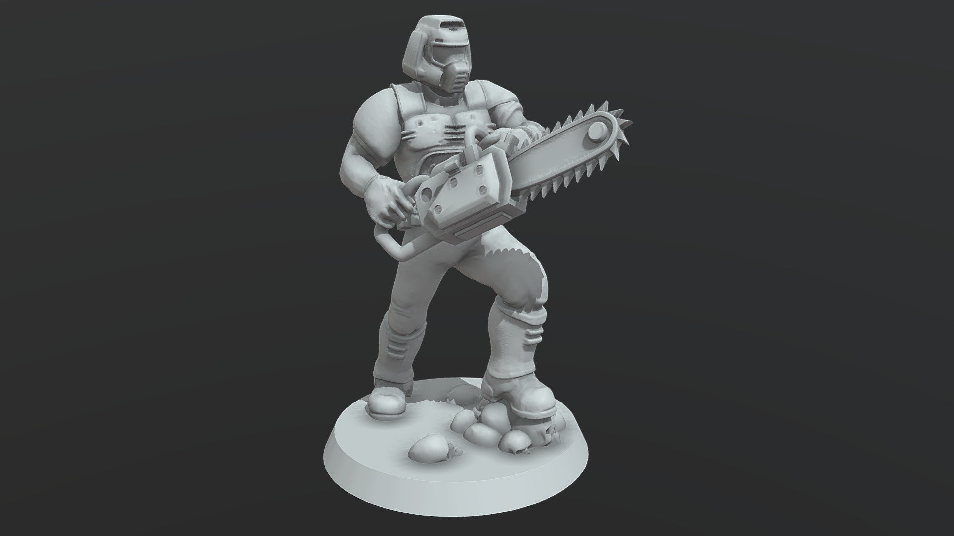 DOOM GUY CLASSIC 3D PRINT STL (Action Figure) - Buy Royalty Free 3D ...