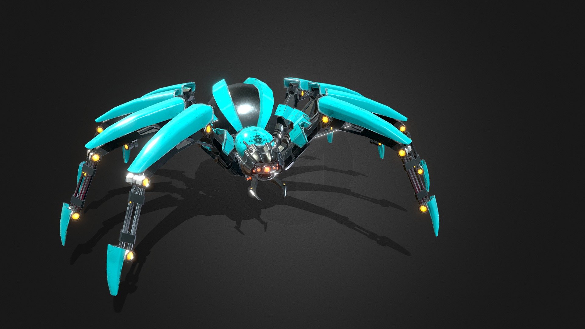 Sky Spider Robot Pack - Buy Royalty Free 3D model by ...