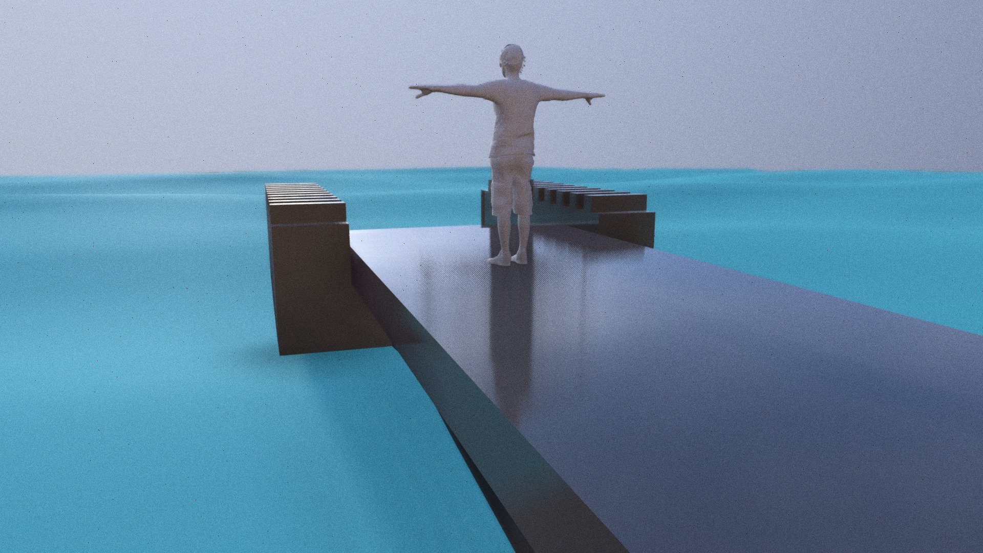 Sea With Relax Man - Download Free 3D model by naleem32 [0a9c0f7 ...