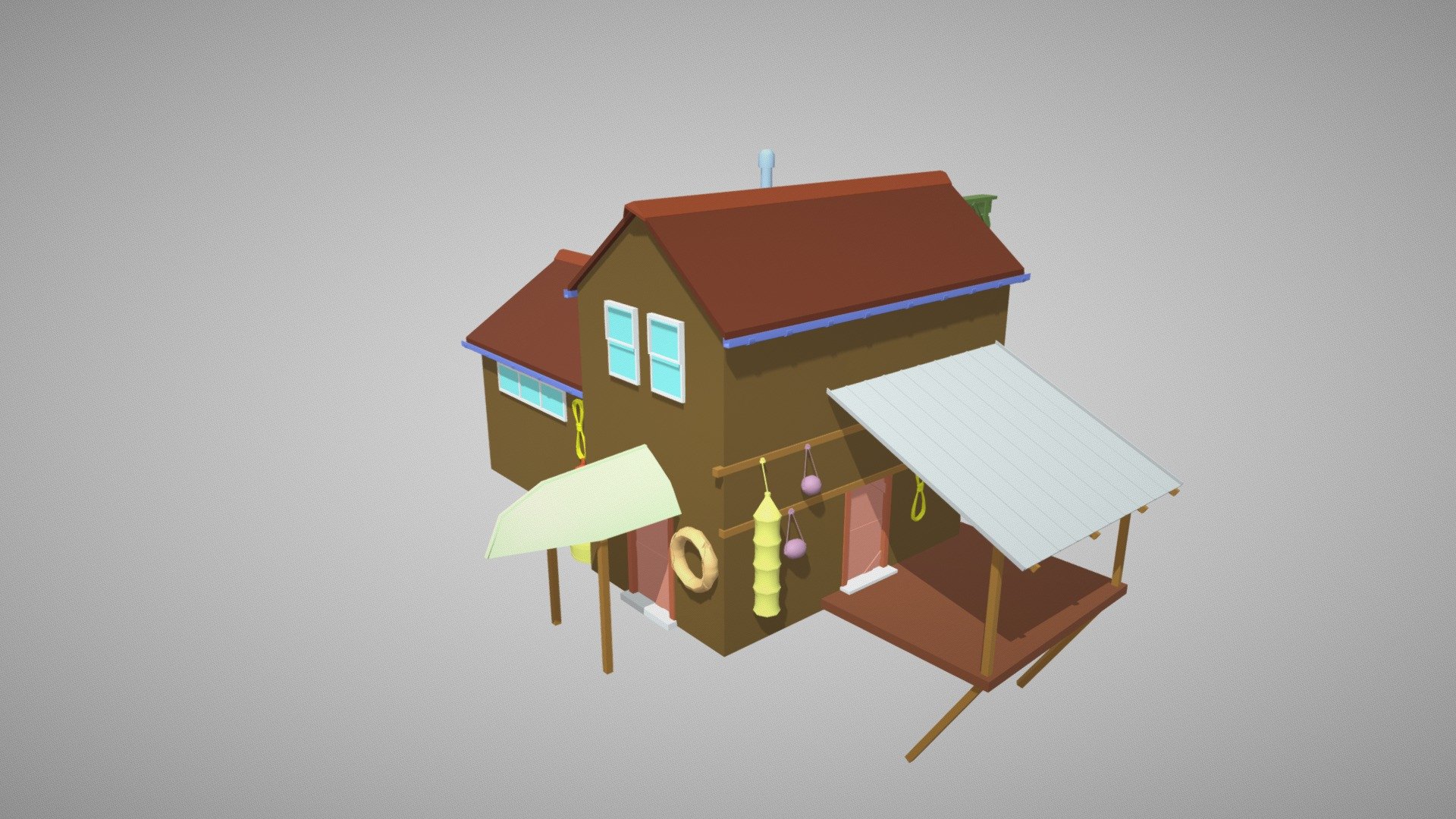 By the ocean - House Model - 3D model by Bas_Vervoort [0a9c453] - Sketchfab